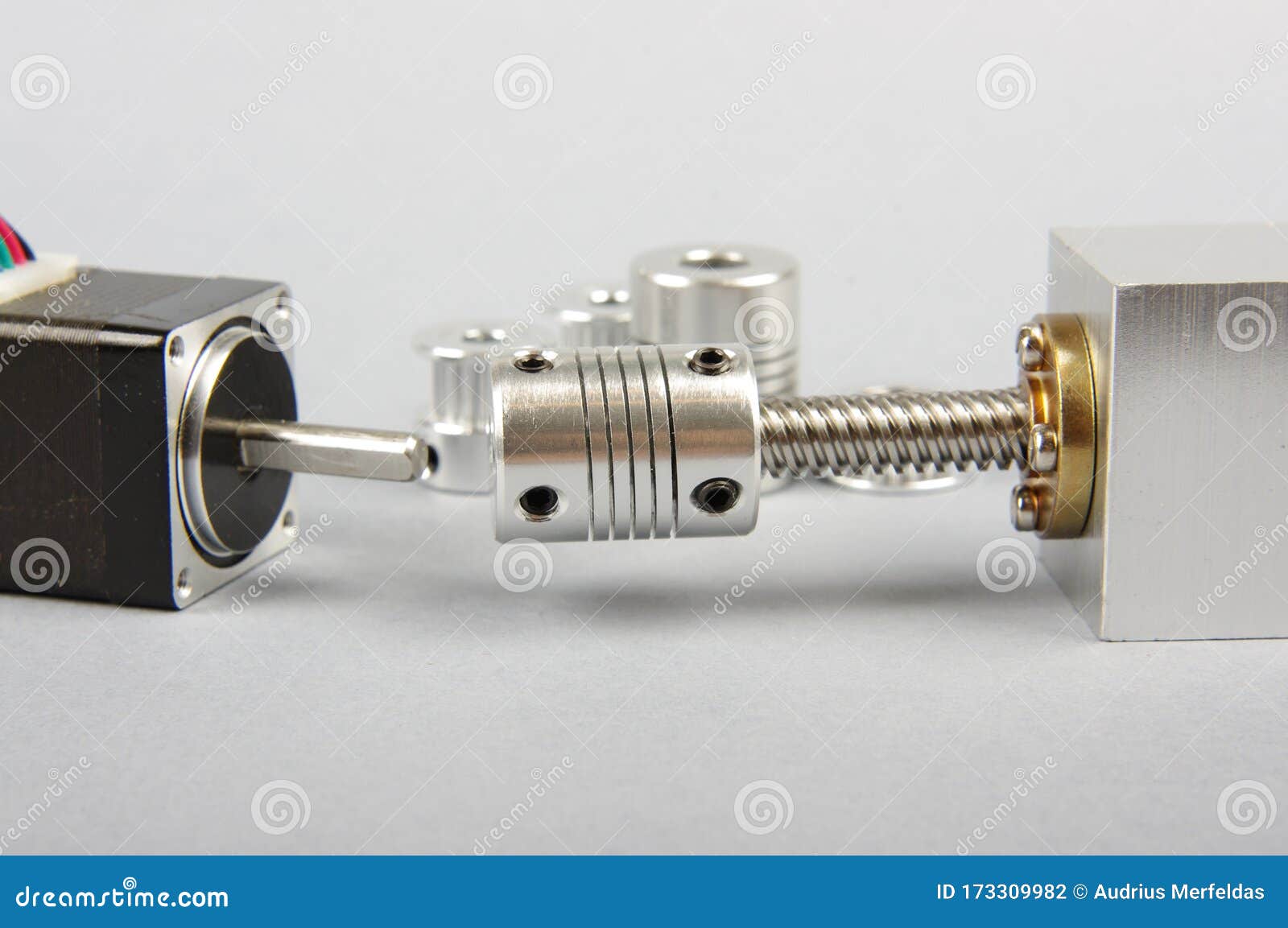 Mechanical Linear Actuator For 3D Printers And CNC Machines Royalty ...