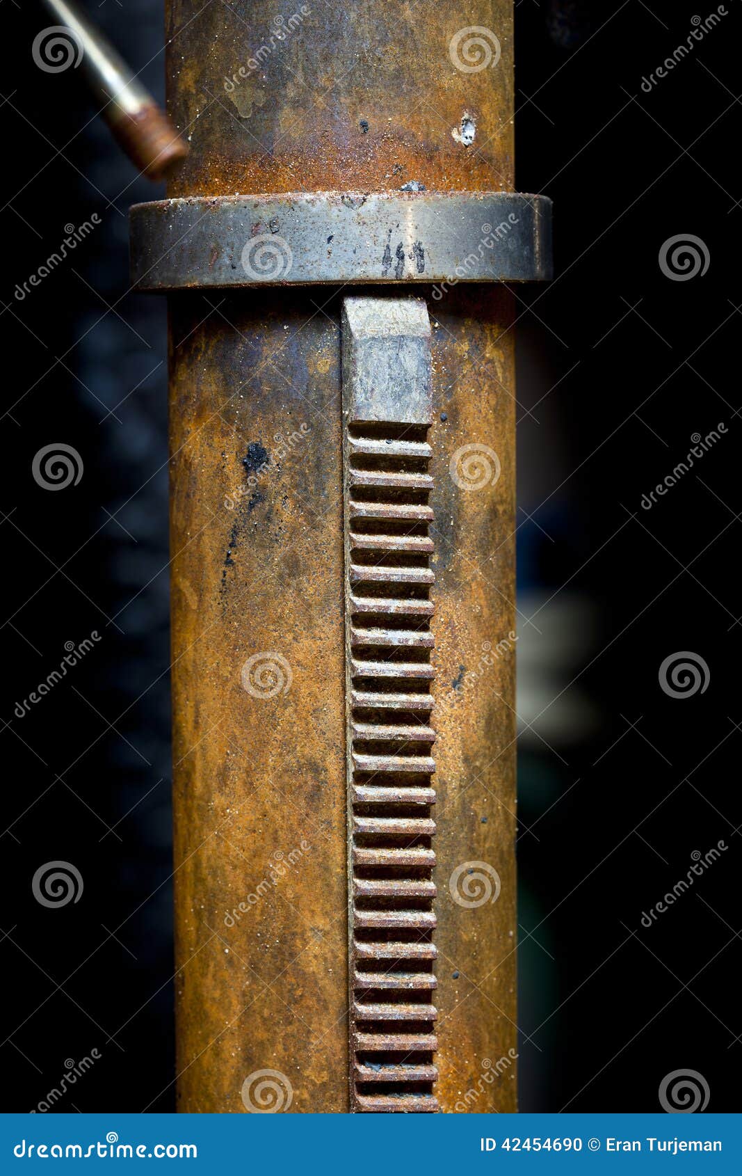 Mechanical Machine with Rust Stock Photo - Image of metal, corrosion ...