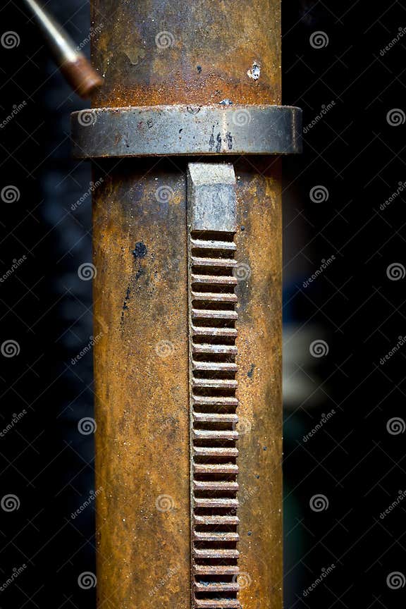 Mechanical Machine with Rust Stock Photo - Image of metal, corrosion ...