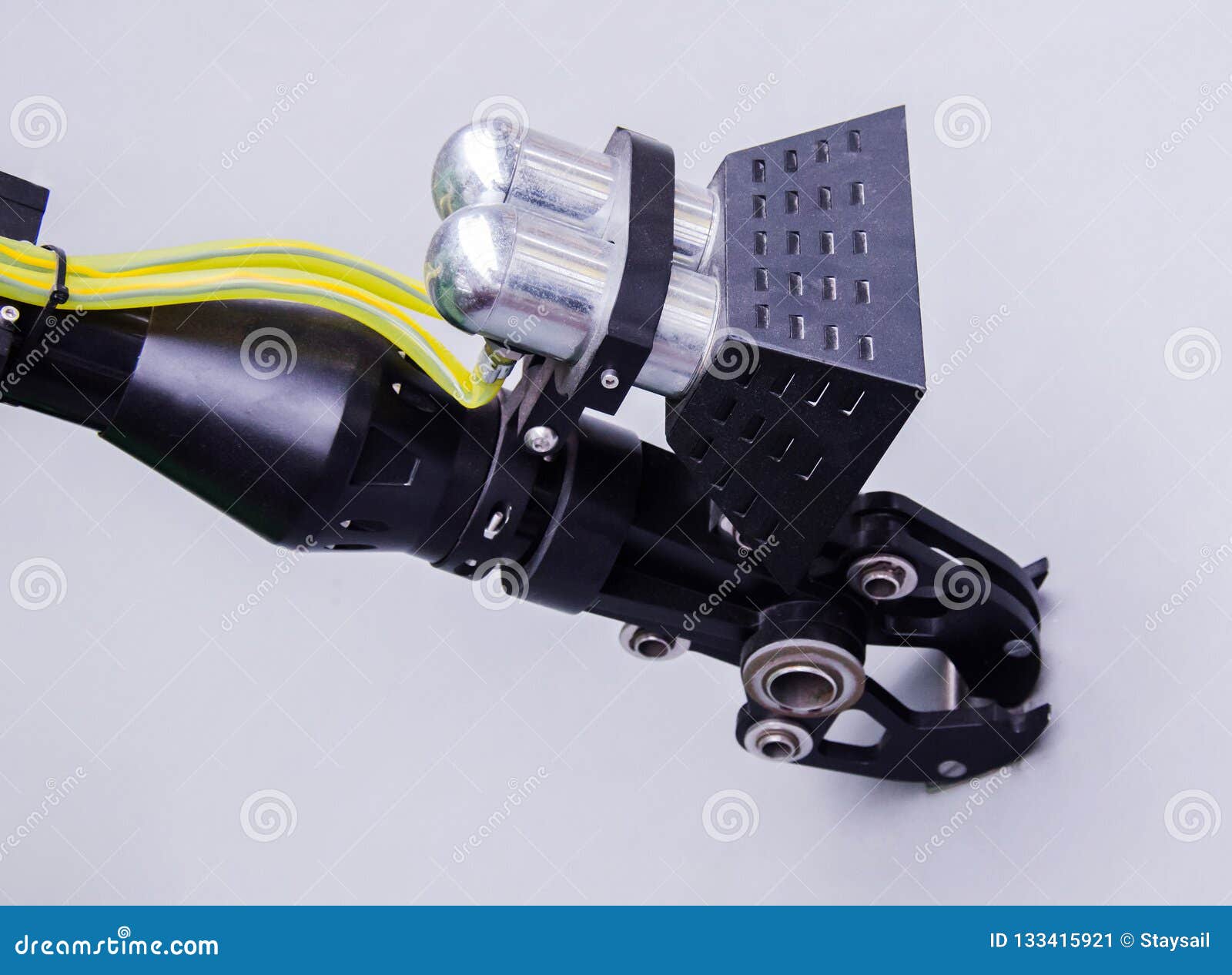 The Mechanical Manipulator Arm of an Underwater Submersible Stock Image ...