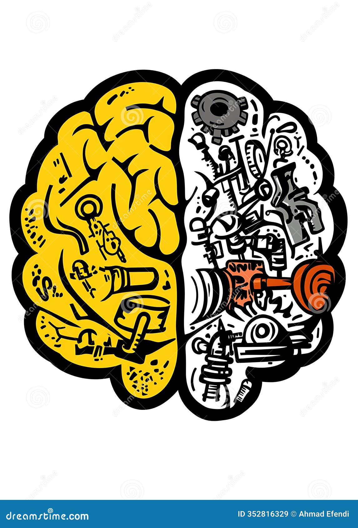 The Mechanical Mind: a Creative Illustration of the Brain As a Complex ...