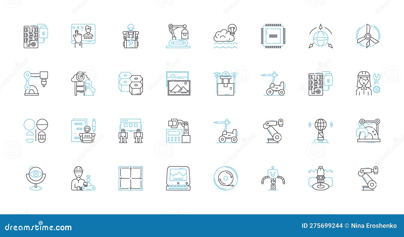 Mechanical Modeling Linear Icons Set. Simulation, Analysis, Design ... Mechanical Modeling Linear Icons Set. Simulation, Analysis, Design ...