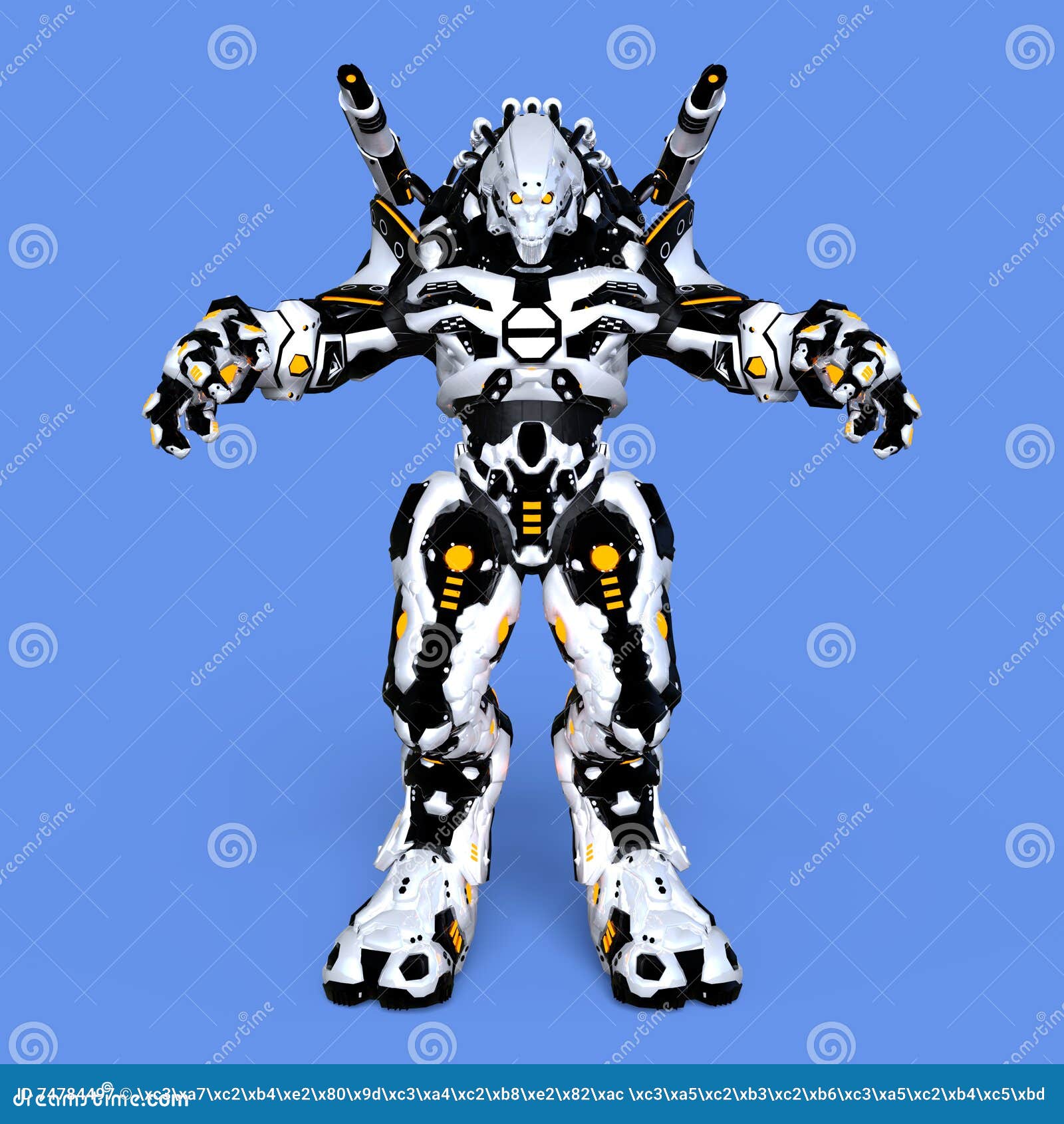 Mechanical monster stock image. Image of technology, monster - 74784497