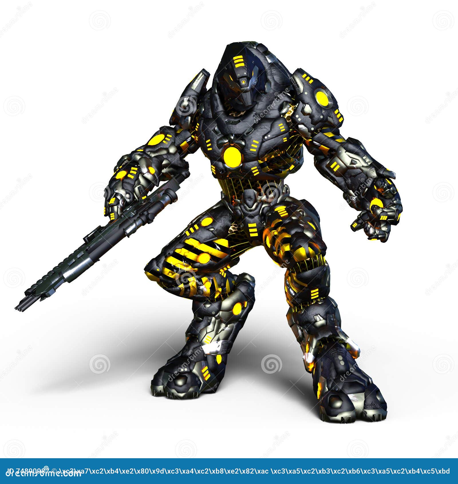 Mechanical monster stock illustration. Illustration of mechanical ...