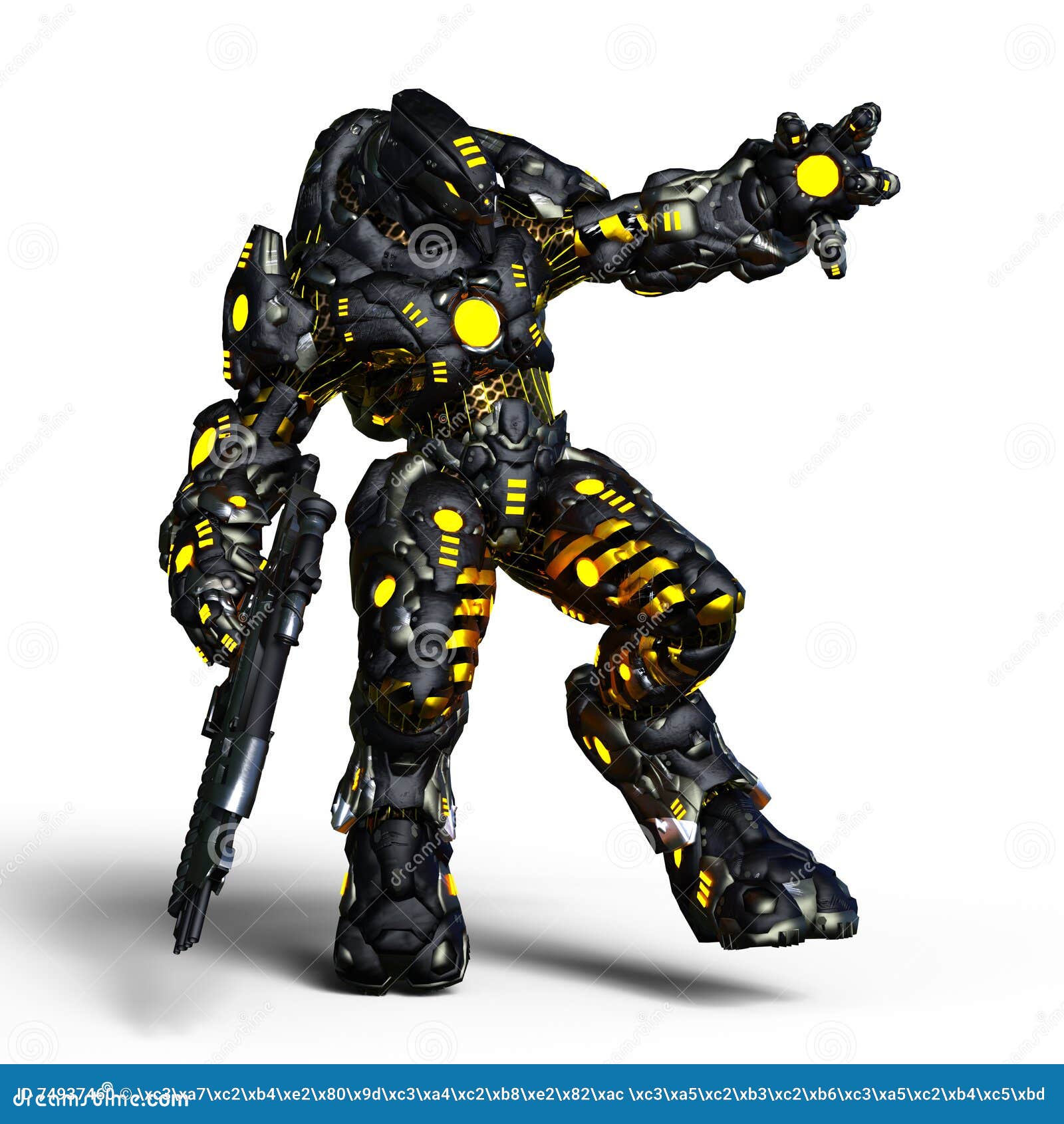 Mechanical monster stock illustration. Illustration of mechanical ...