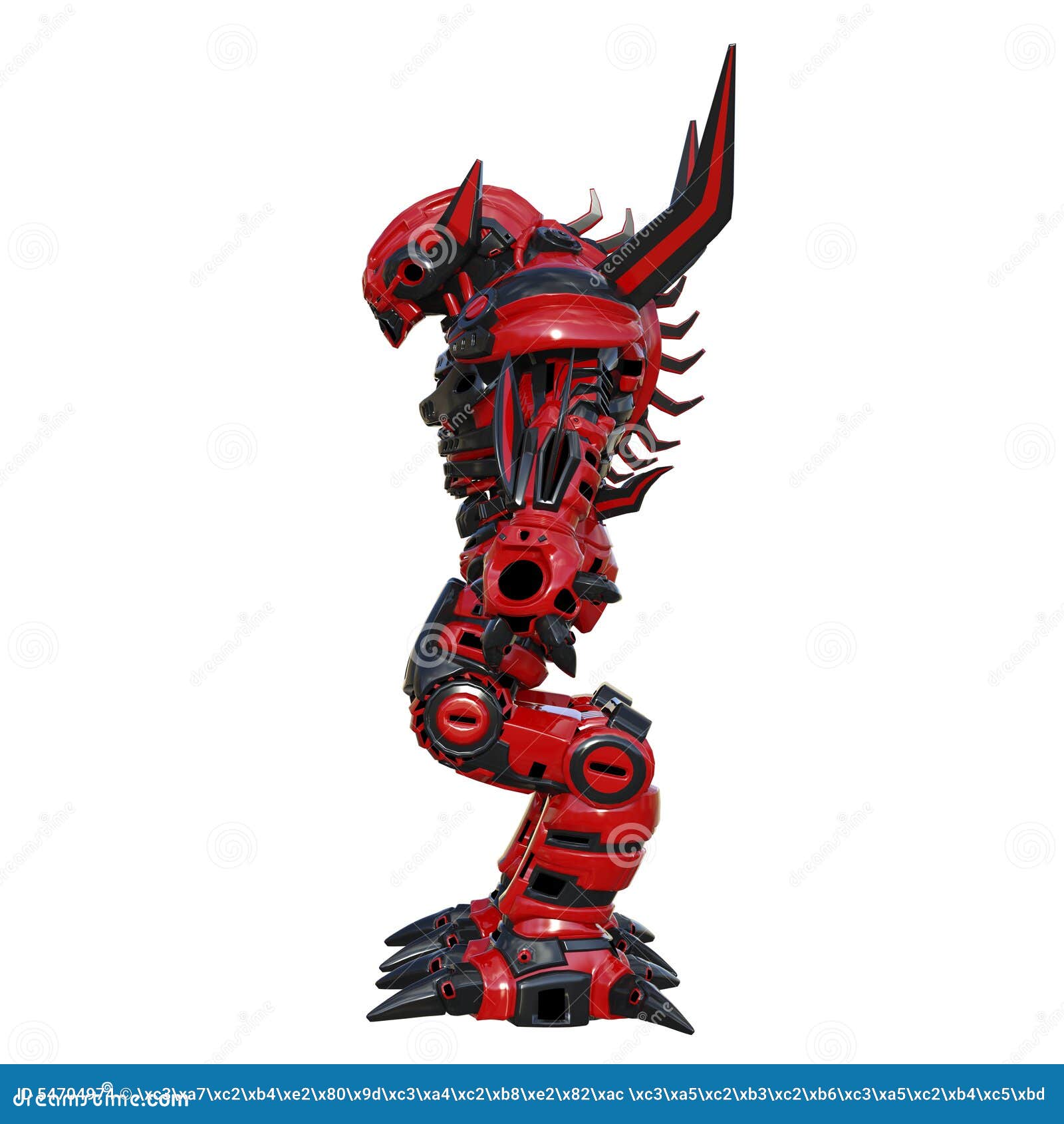 Mechanical monster stock illustration. Illustration of technology ...