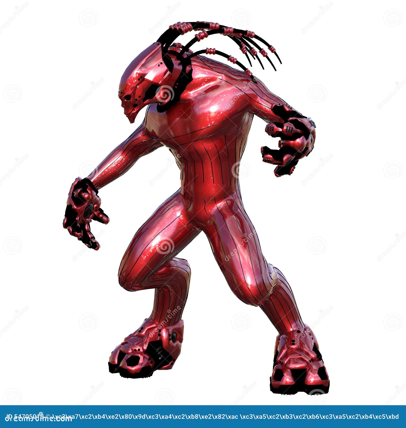 Mechanical monster stock illustration. Illustration of technology ...