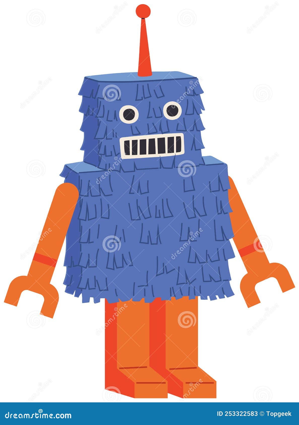 Mechanical Monster, Robotic Computer Machine. Creative Invention, Cute ...