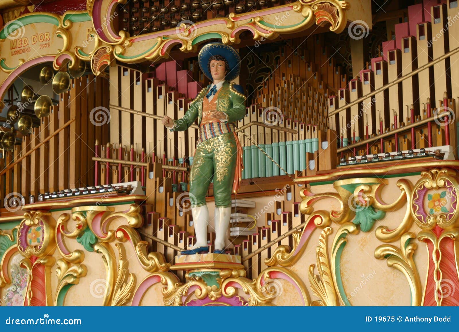 Mechanical Music Organ stock image. Image of steam, pipes - 19675