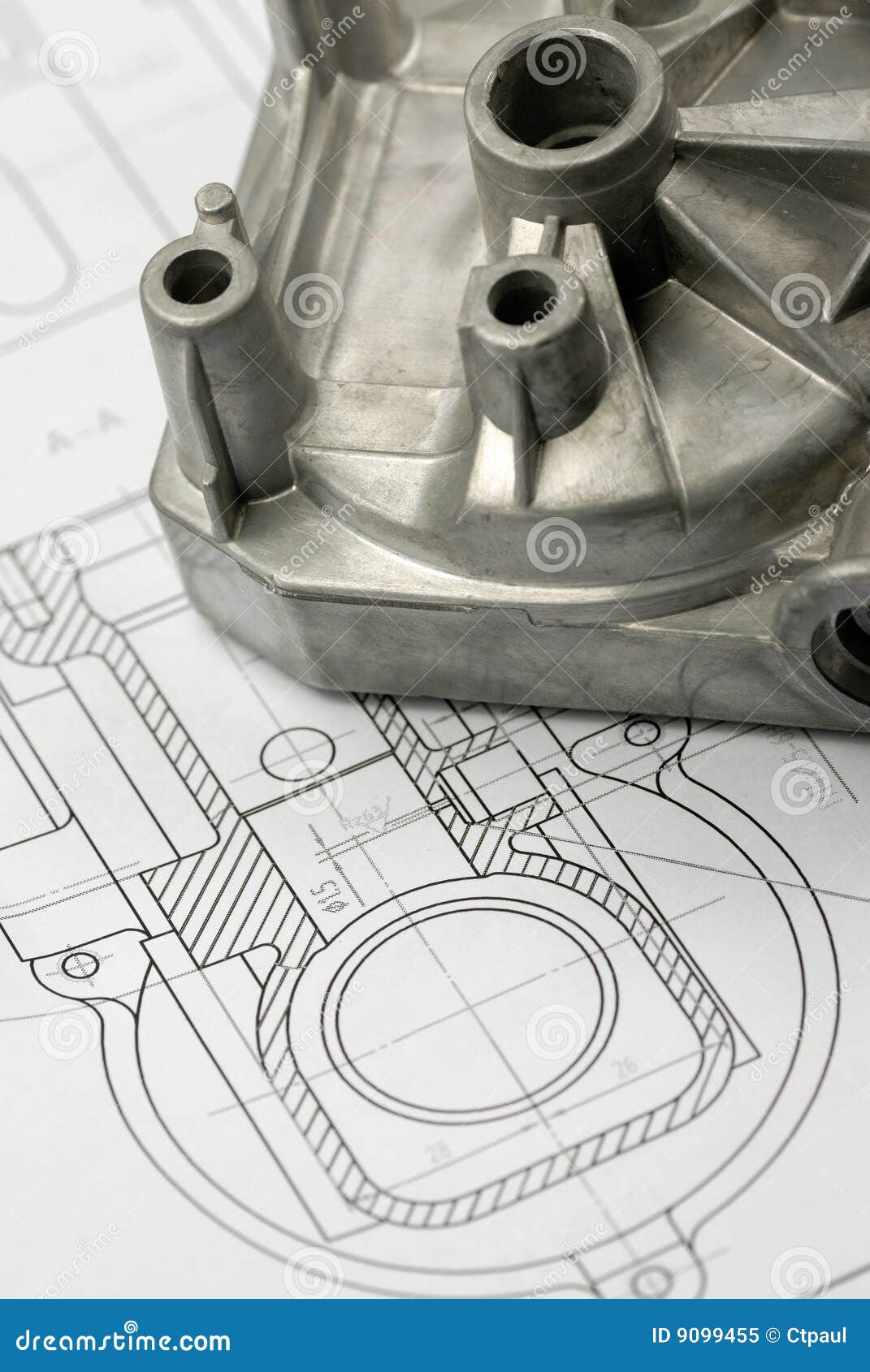 Mechanical Part Of The Drive Of The Pump Stock Photography ...