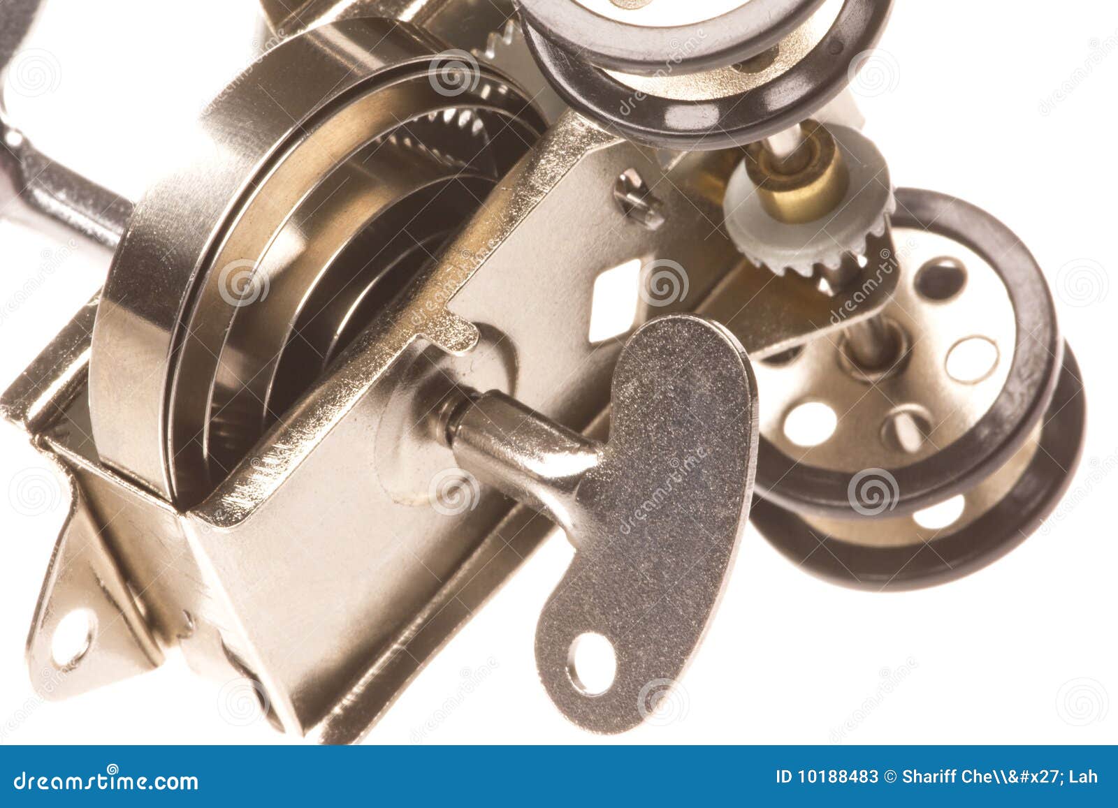 Mechanical Part Macro Isolated Stock Image - Image of mechanical, parts ...
