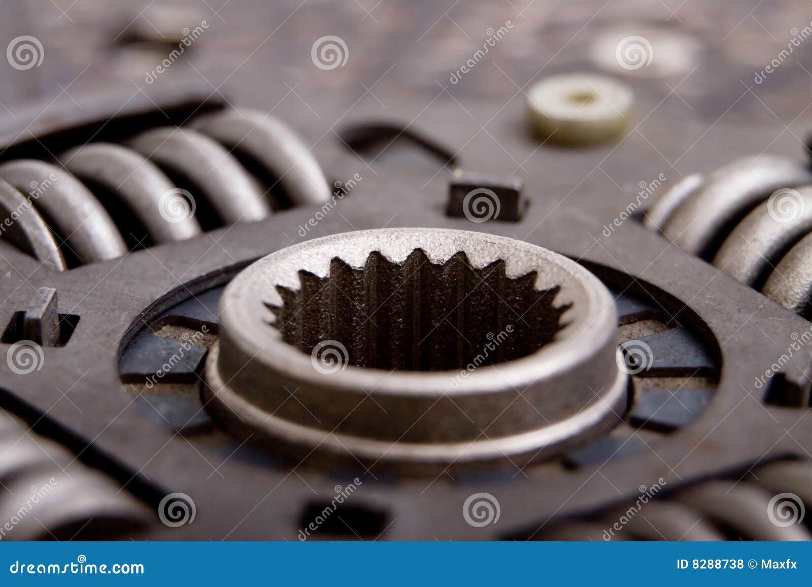 Mechanical Part On Engineering Drawing Royalty-Free Stock Image ...
