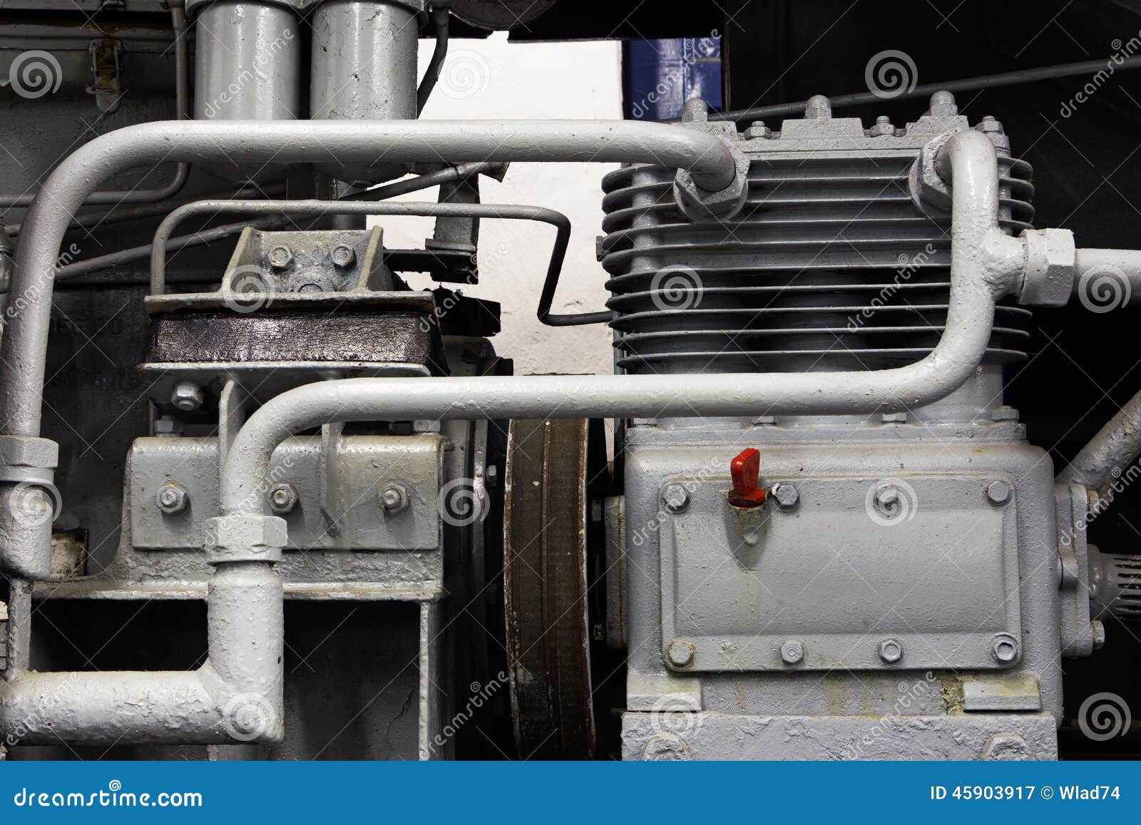 Mechanical Parts of the Old Engine Stock Image - Image of machinery ...