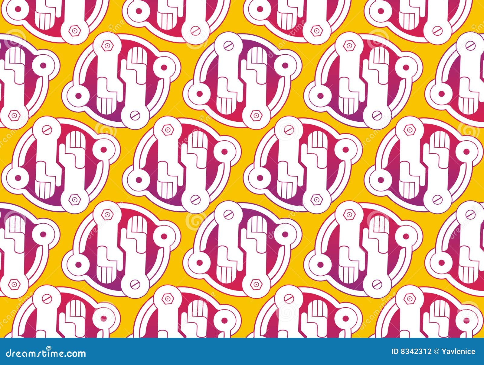 Mechanical pattern stock vector. Illustration of frame - 8342312