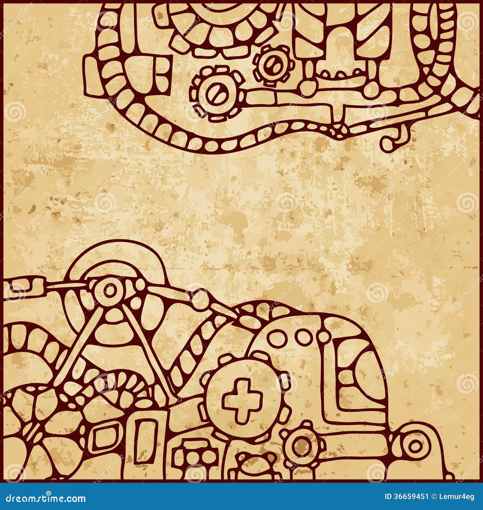 Mechanical pattern stock vector. Illustration of pump - 36659451