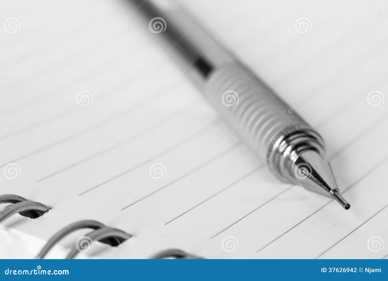 Mechanical pencil stock photo. Image of notepad, drawing - 37626942