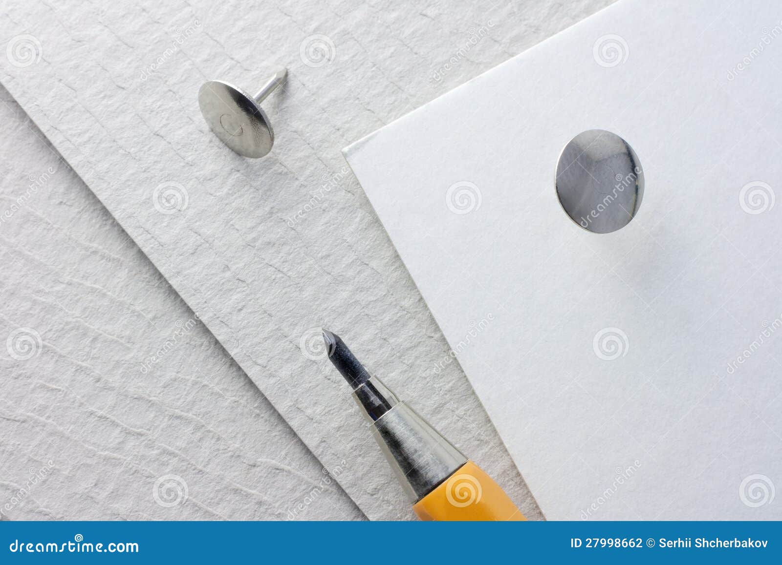 Mechanical Pencil and Drawing Pin Stock Photo - Image of mechanical ...