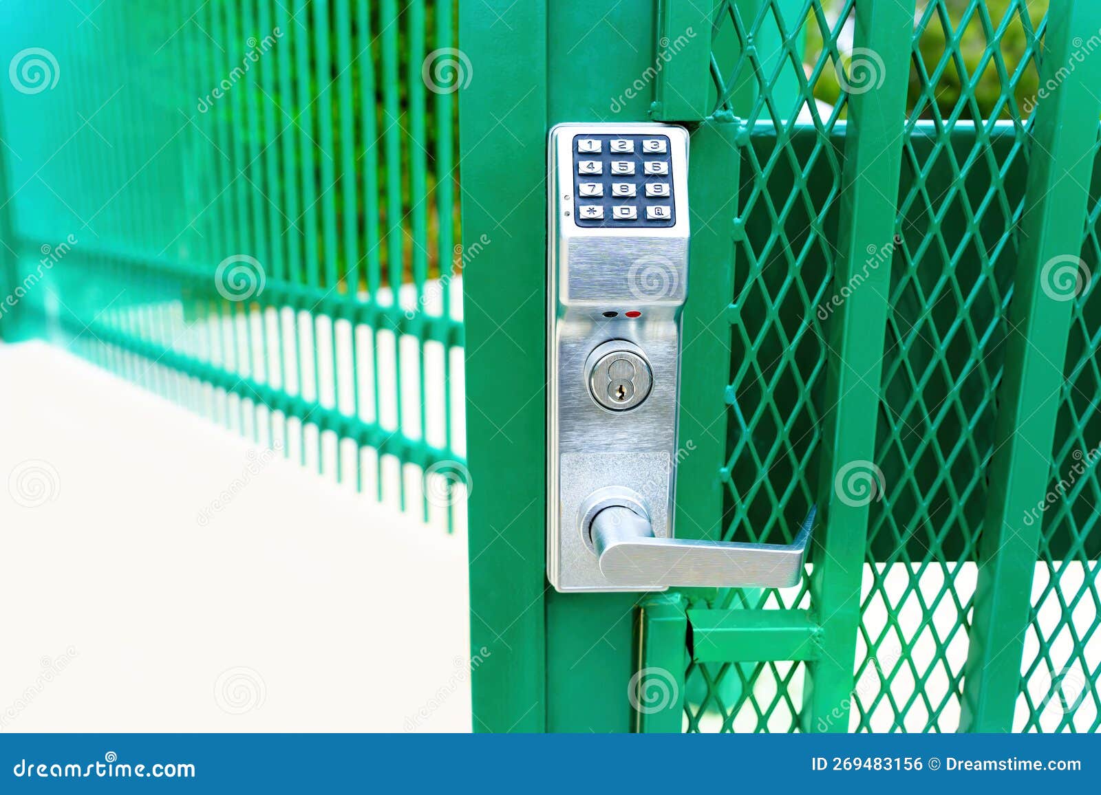 Mechanical Pin Code Door Lock Stock Photo - Image of safety, technology ...