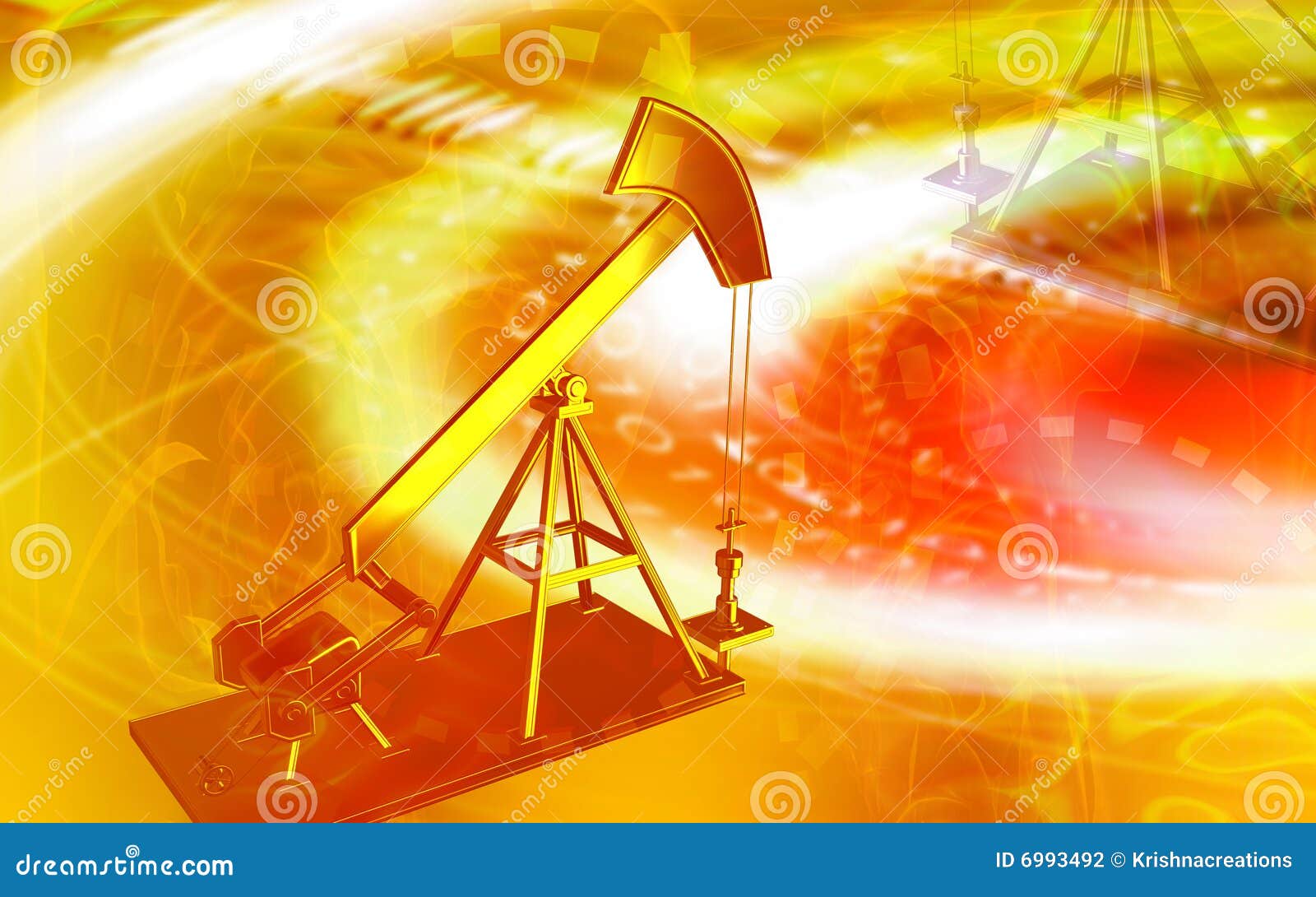 Mechanical pump system stock illustration. Illustration of industrial ...