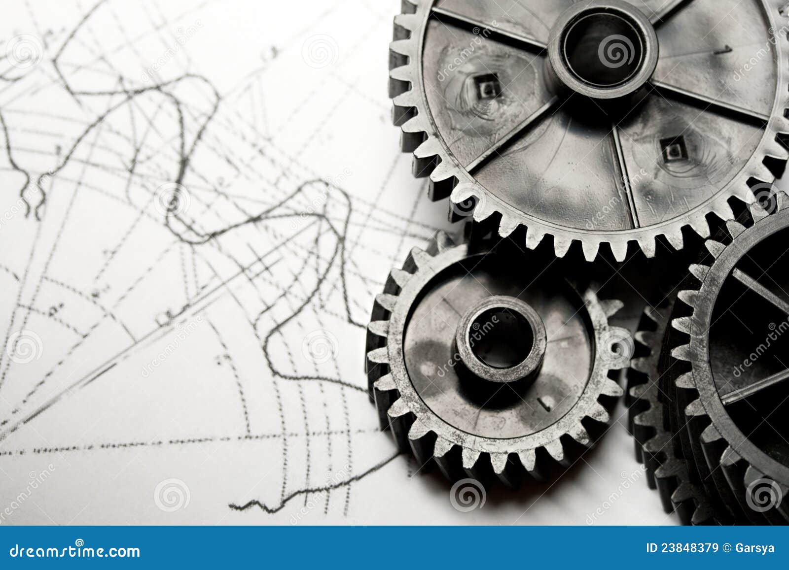 Mechanical ratchets stock image. Image of machinery, industrial - 23848379