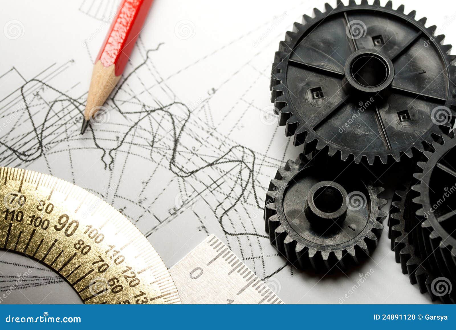 Mechanical ratchets stock photo. Image of interlock, industrial - 24891120