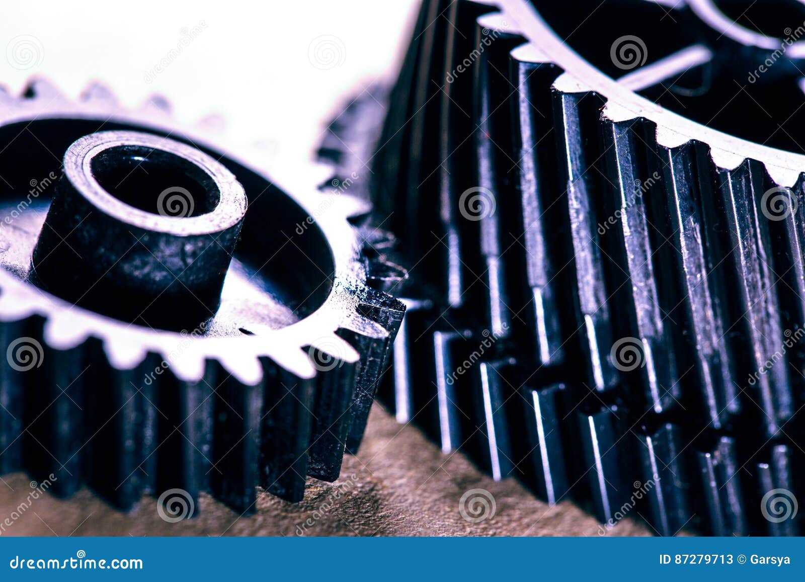 Mechanical Ratchets in Closeup Stock Image - Image of component ...