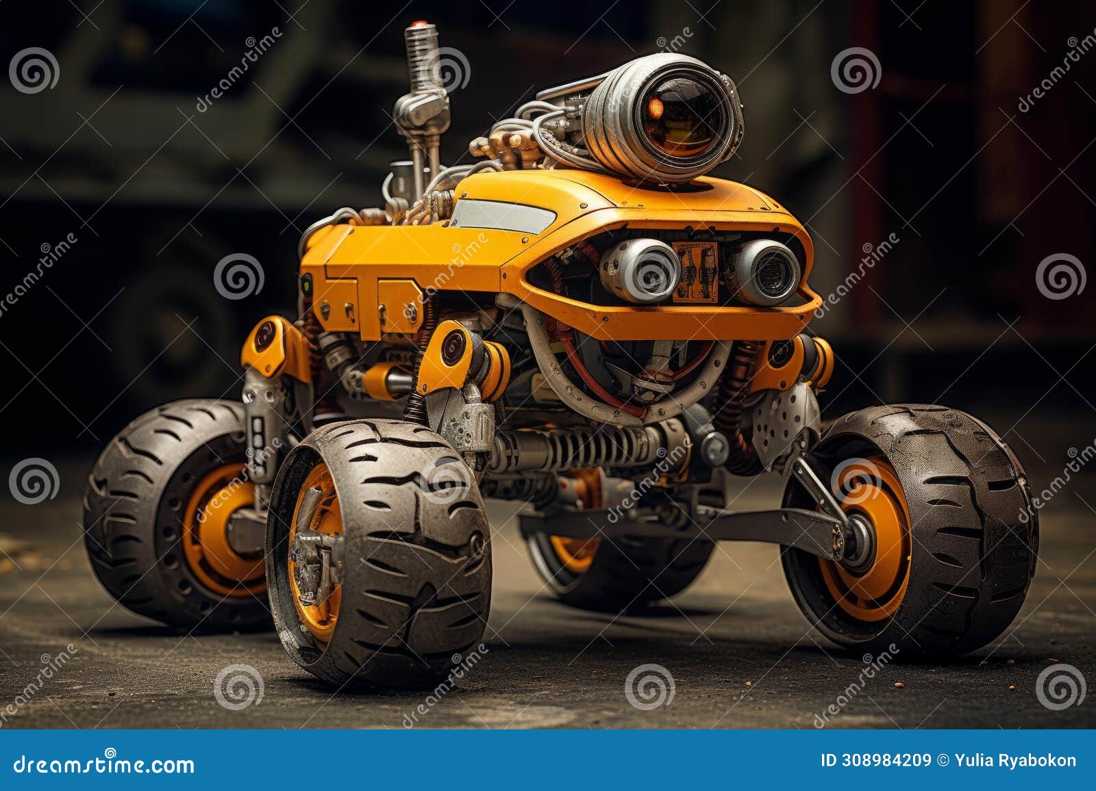 Mechanical Robot Hand Assembly Car. Generate Ai Stock Illustration ... Mechanical Robot Hand Assembly Car. Generate Ai Stock Illustration ...