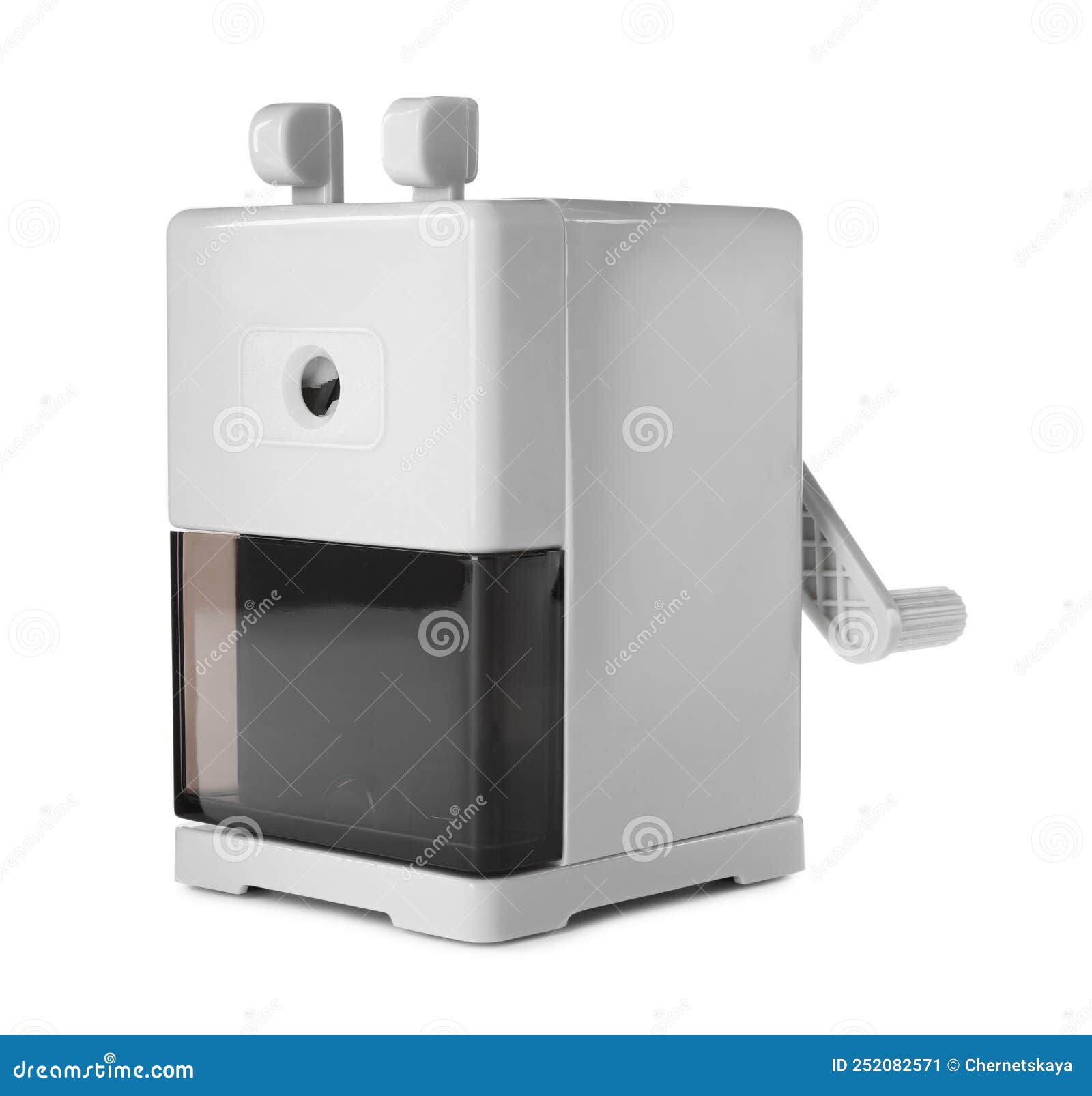 Mechanical Rotary Pencil Sharpener Isolated on White Stock Image ...