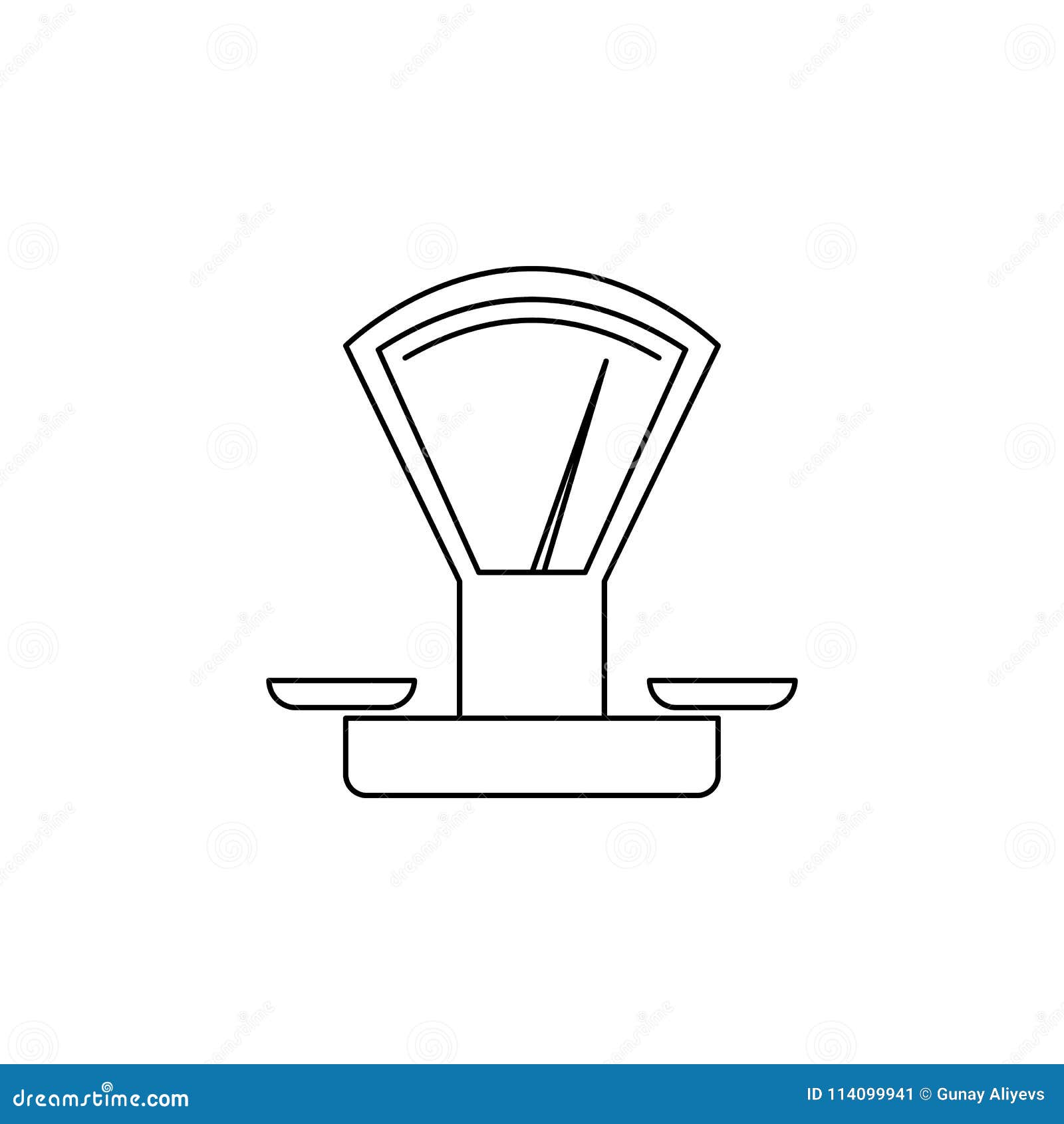 Mechanical Scales Icon. Element of Measuring Instruments for Mobile ...