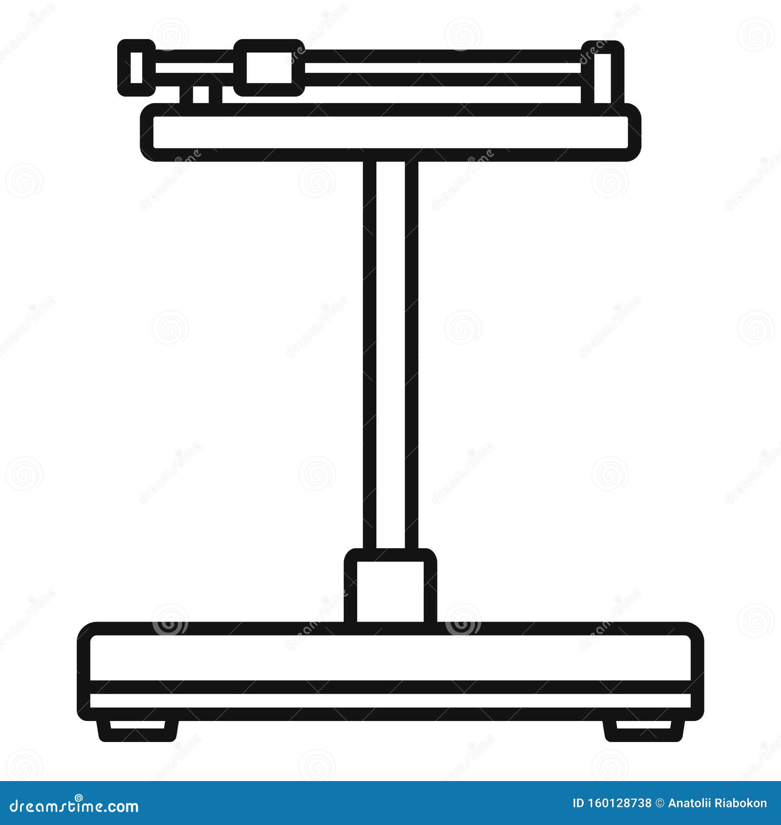 Mechanical Scales Icon, Outline Style Stock Vector - Illustration of ...