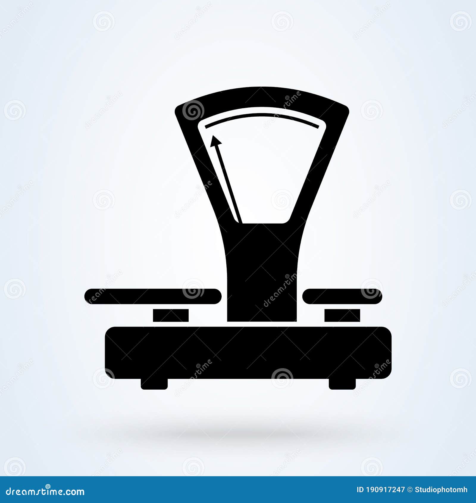 Mechanical Scales Old. Vector Simple Modern Icon Design Illustration ...