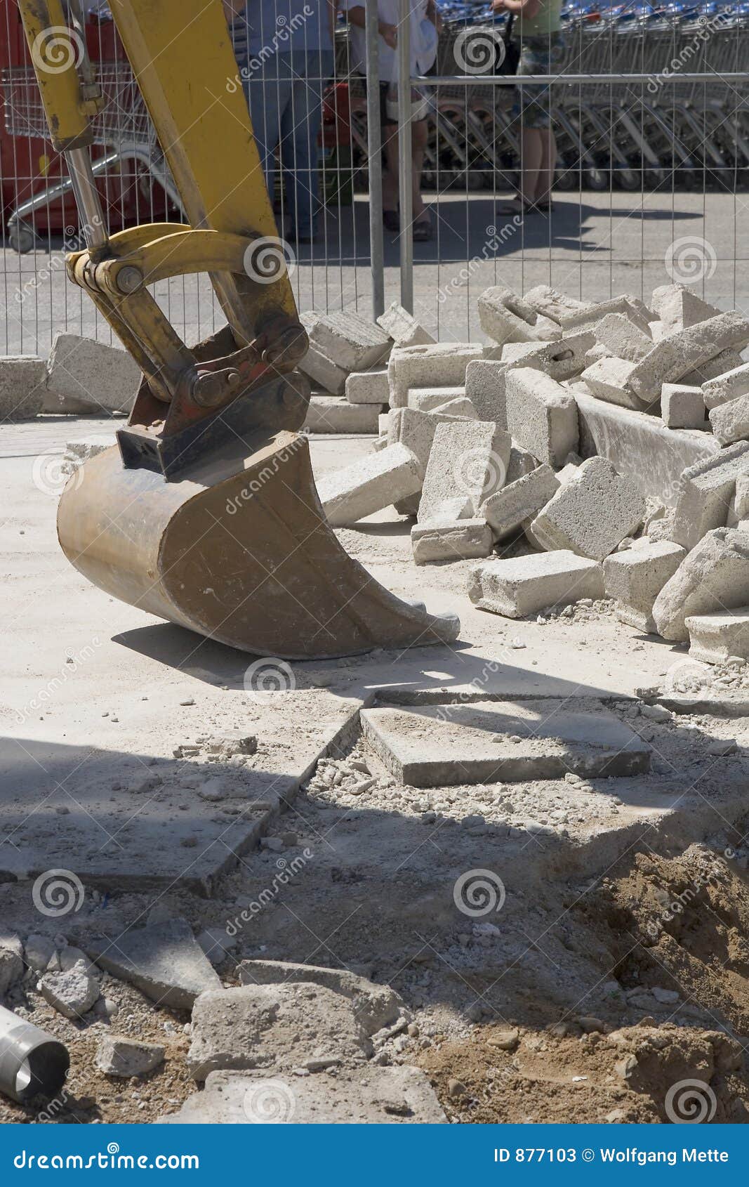 Mechanical Shovel Excavator 2 Stock Image - Image of metal, front: 877103