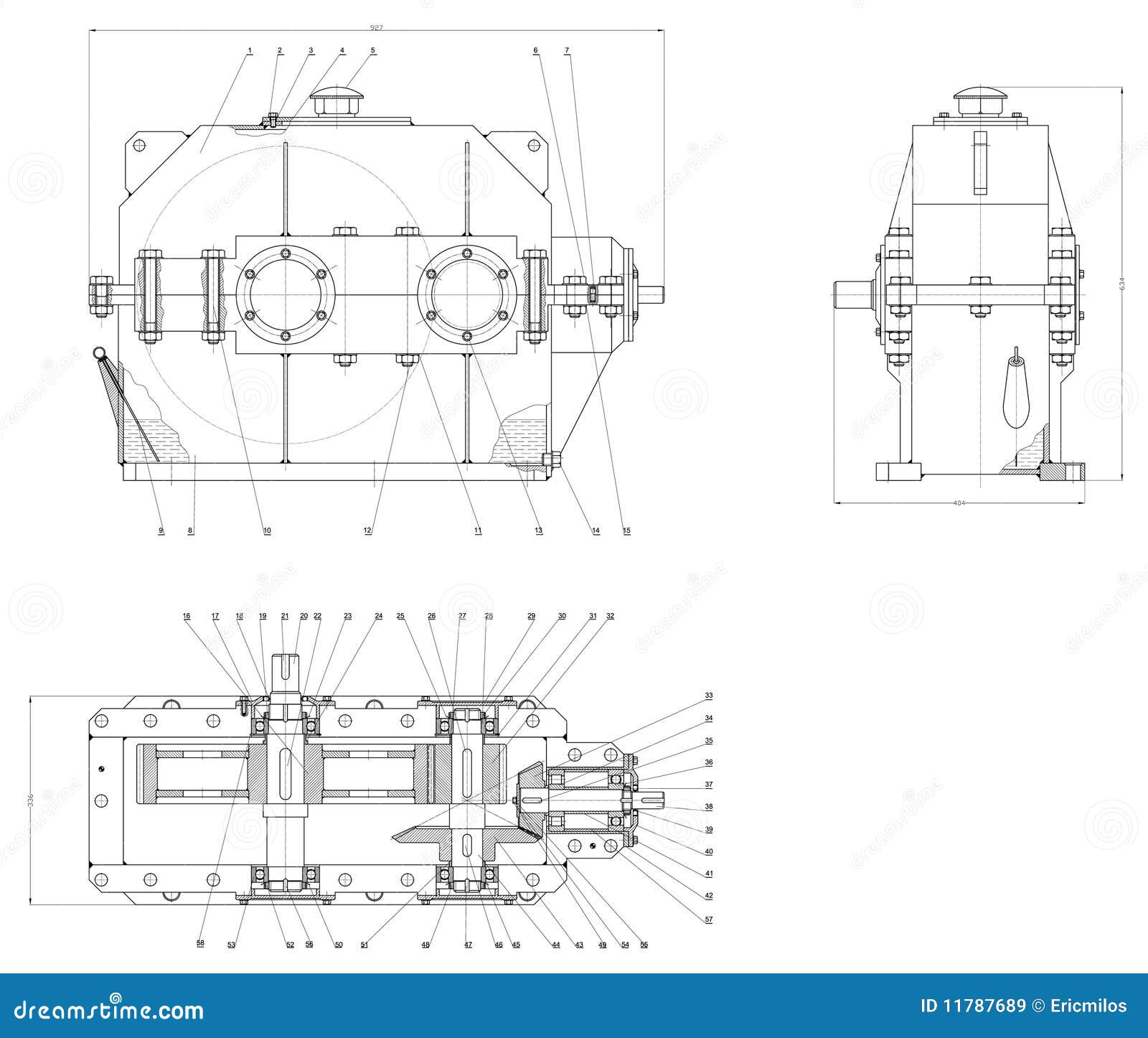 Mechanical sketch stock illustration. Illustration of engine - 11787689