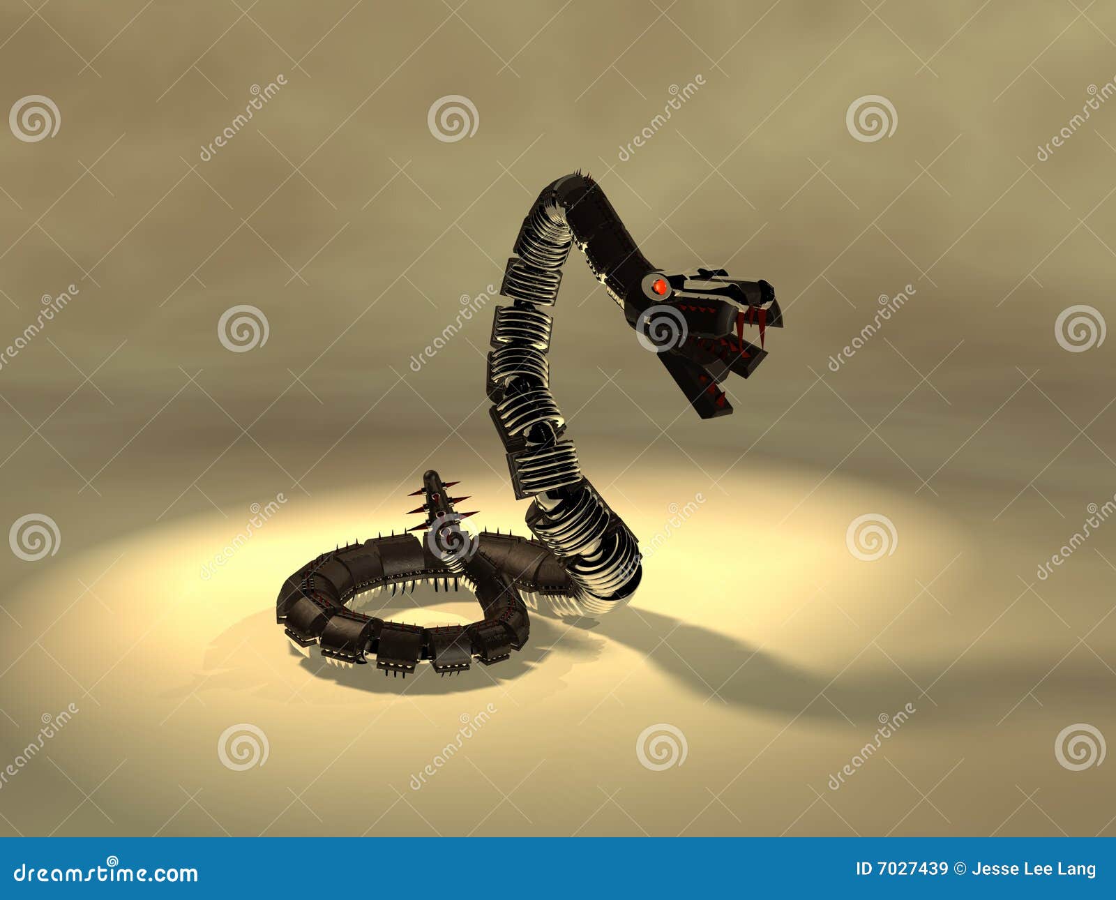 Mechanical Snake Stock Photo | CartoonDealer.com #44741838