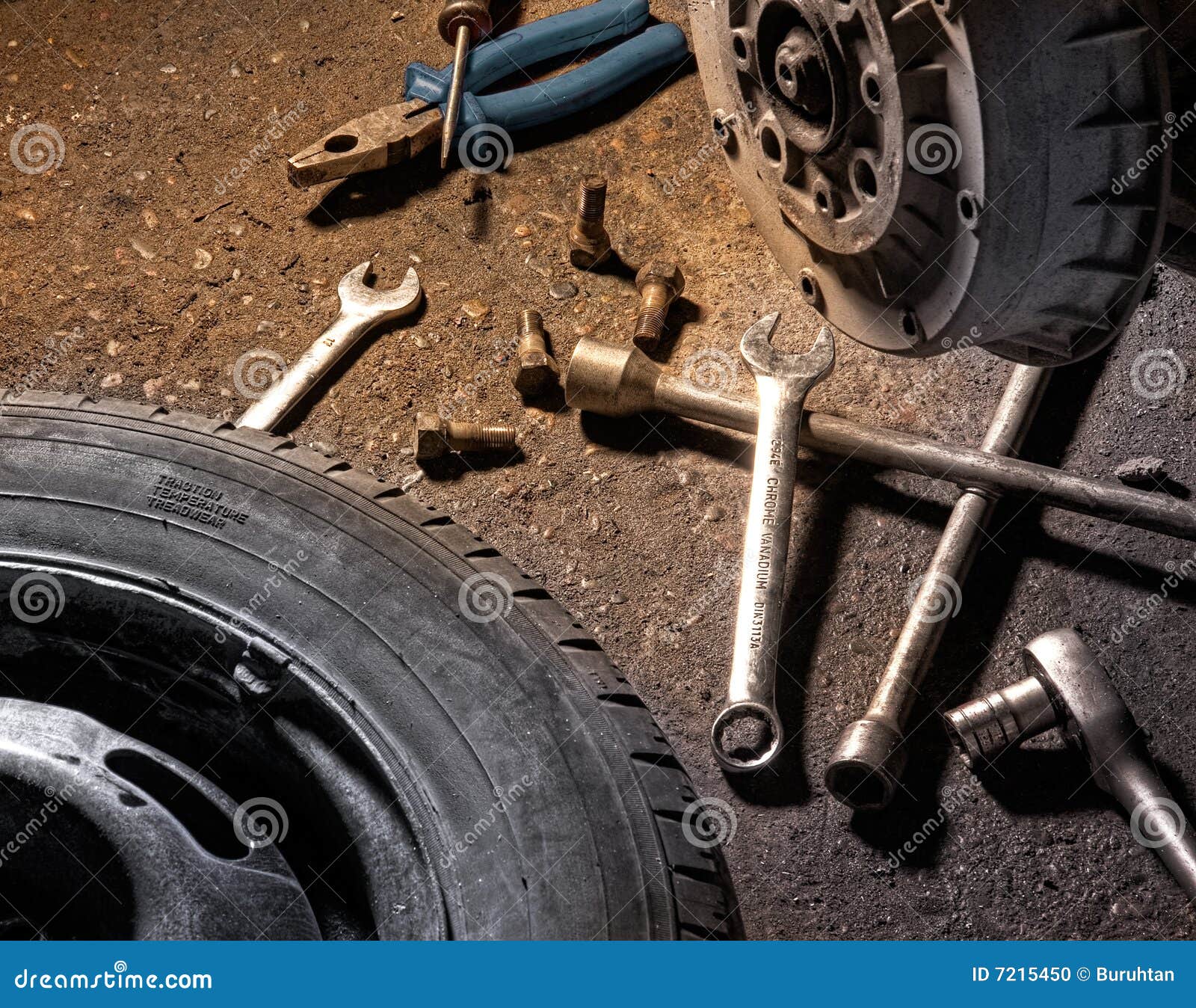 Mechanical still-life stock photo. Image of detail, automobile - 7215450