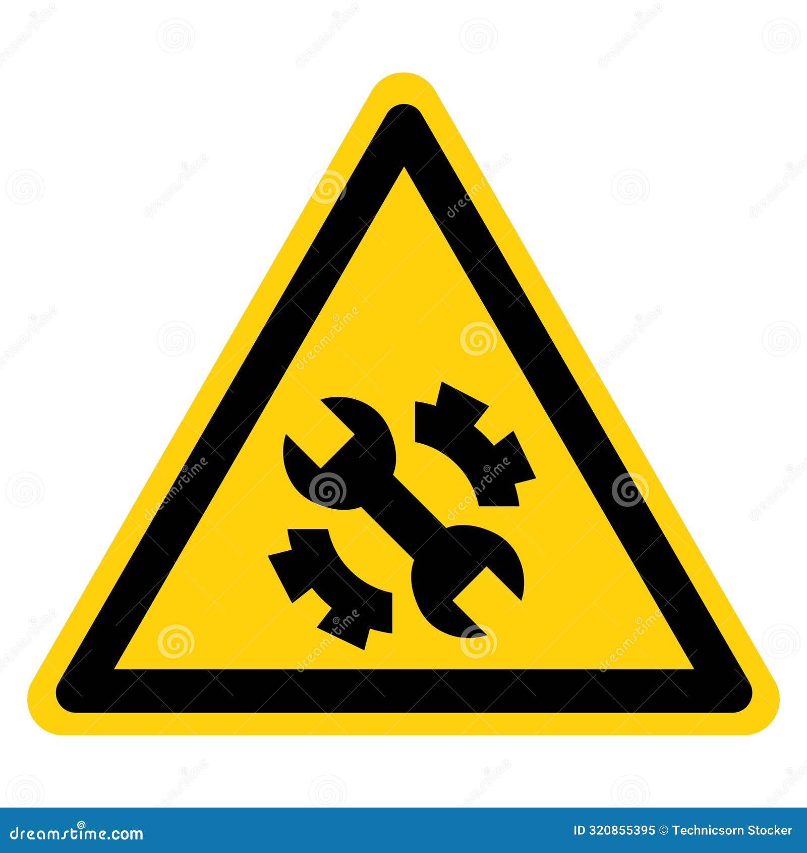 Mechanical Symbol Sign, Vector Illustration, Isolate on White ...