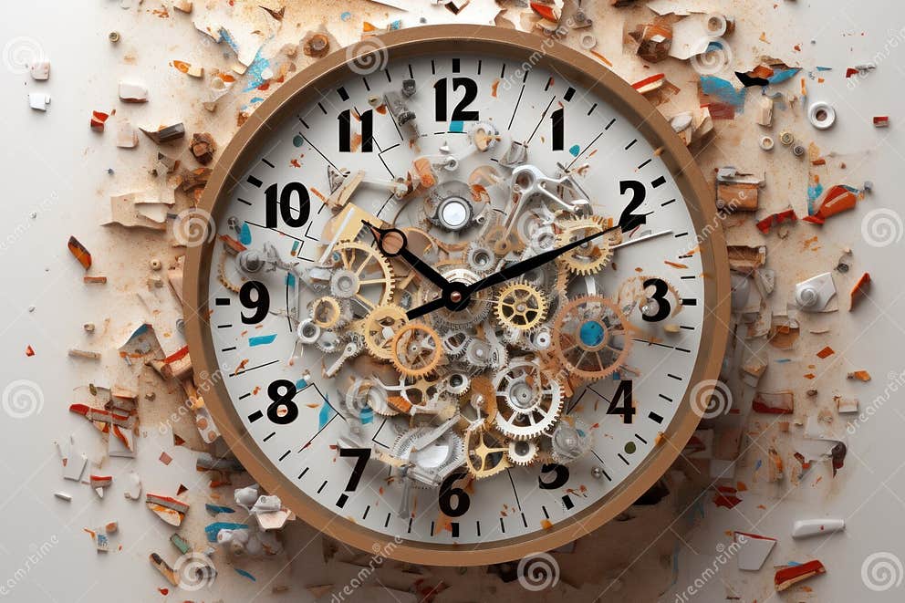 Mechanical Symphony - the Exploded View of a Clock Reveals a Symphony ...