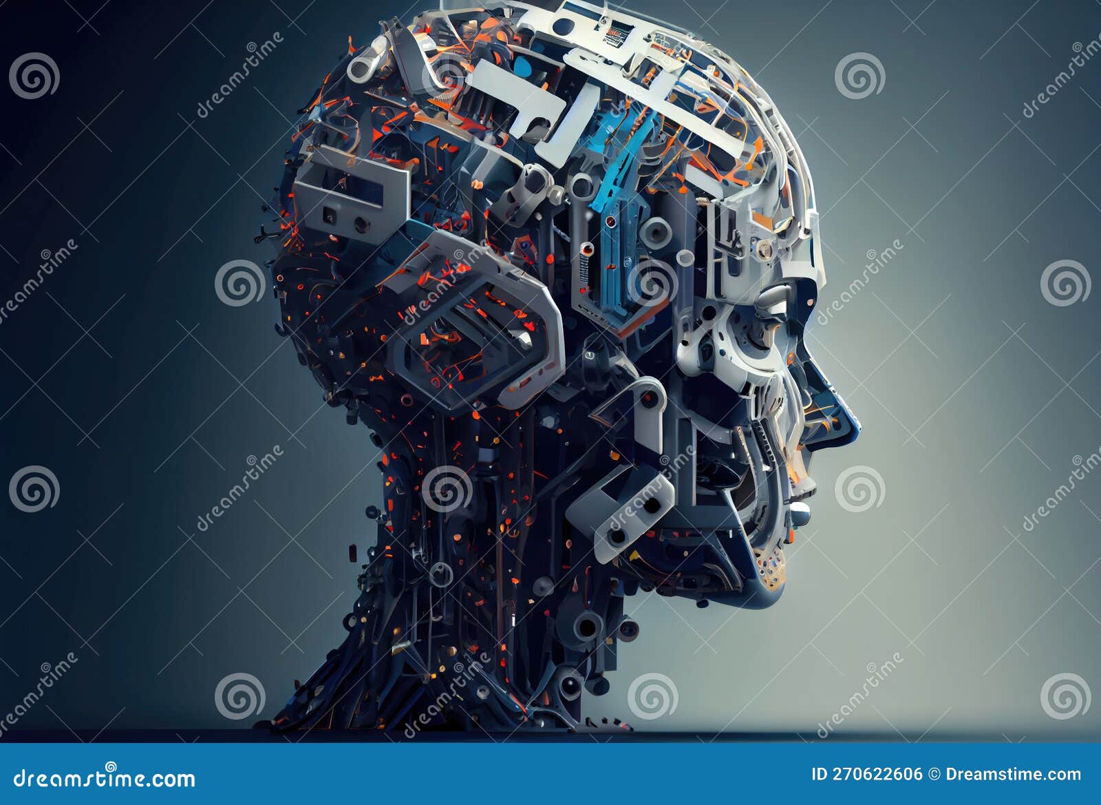 Mechanical System Of Brain In The Robot Humanoid Is Powered By ...