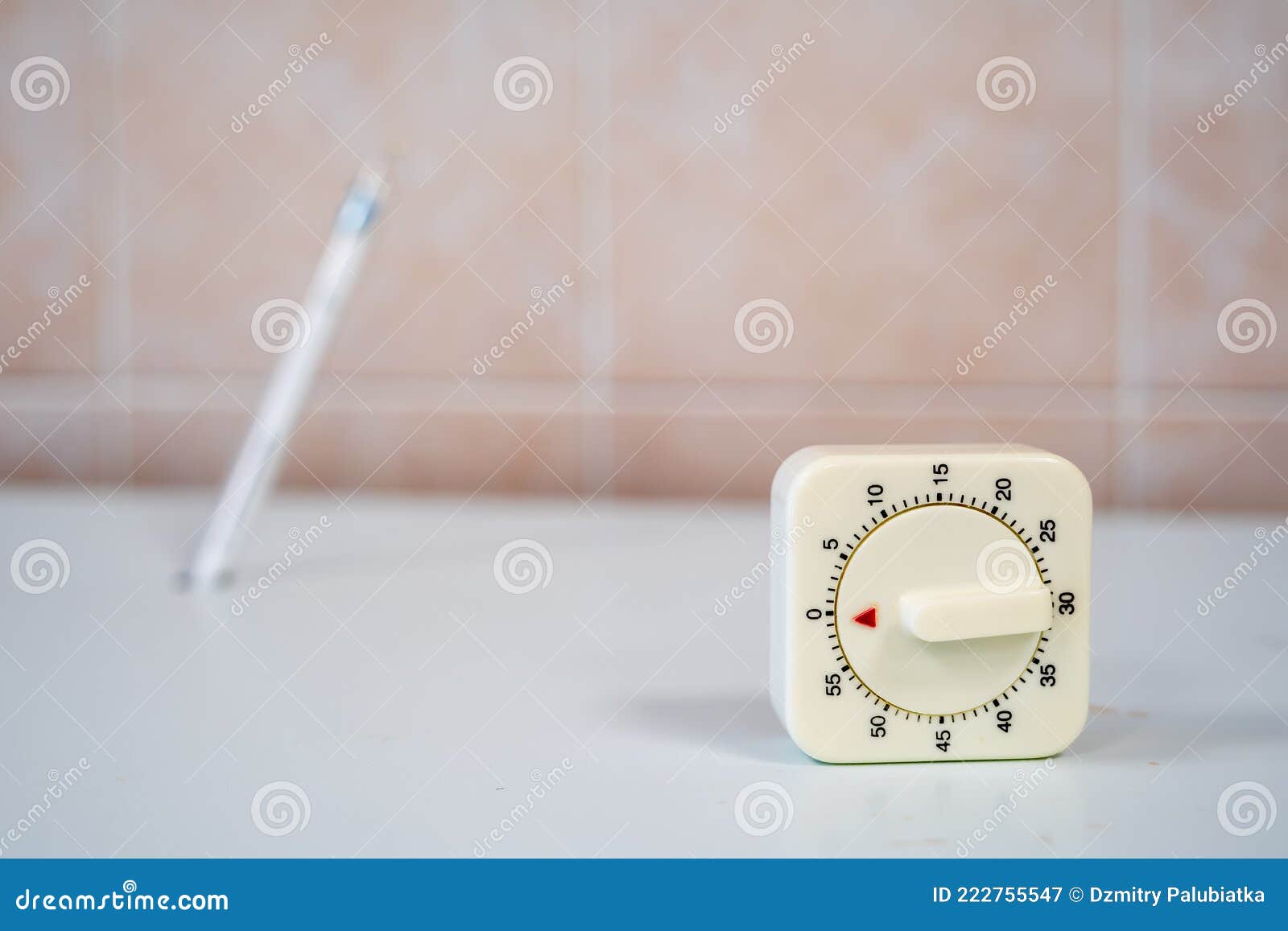 Mechanical Timer Close - Up in the Lab Stock Image - Image of modern ...