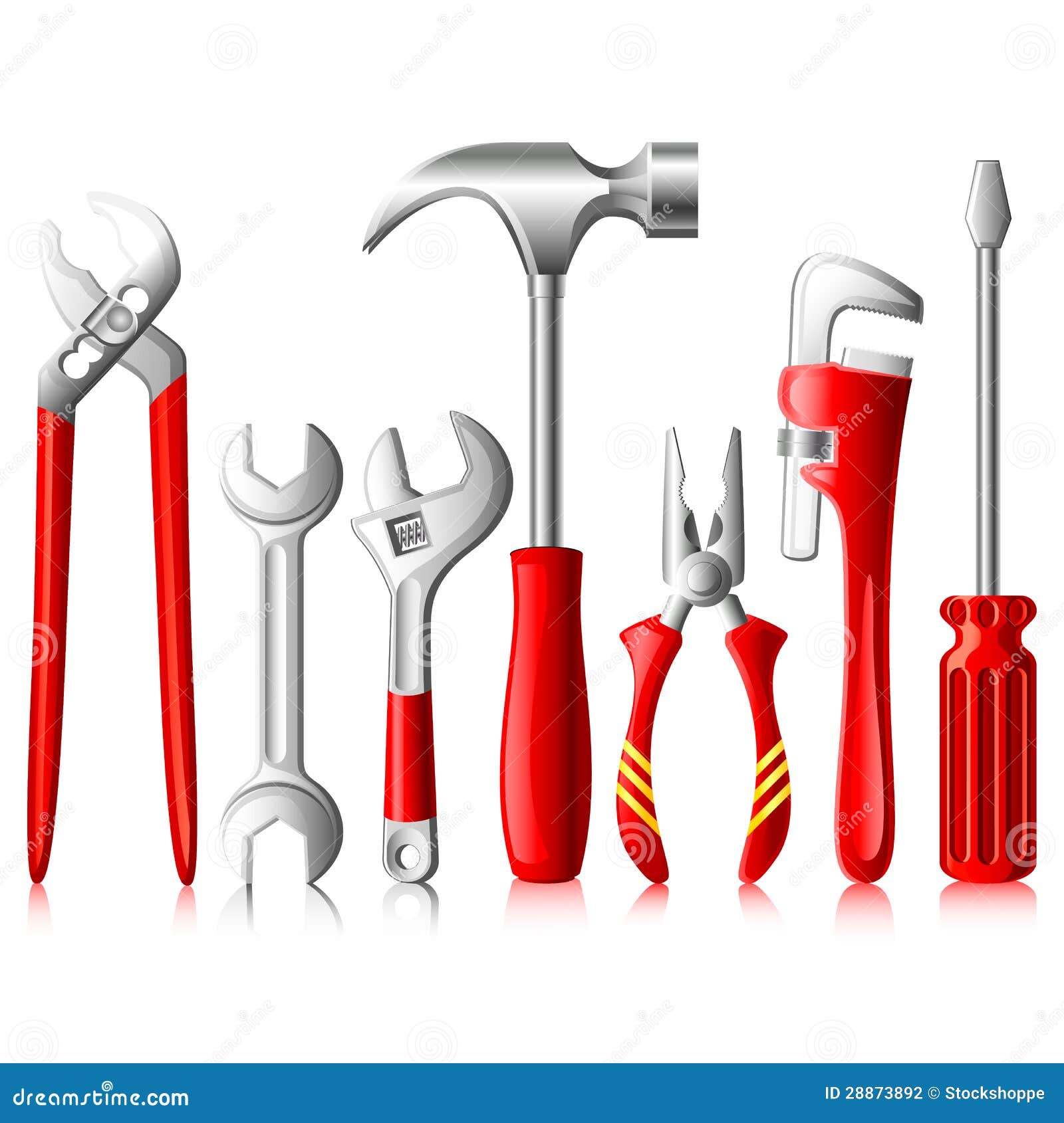 Mechanical Tools stock vector. Illustration of construction - 28873892