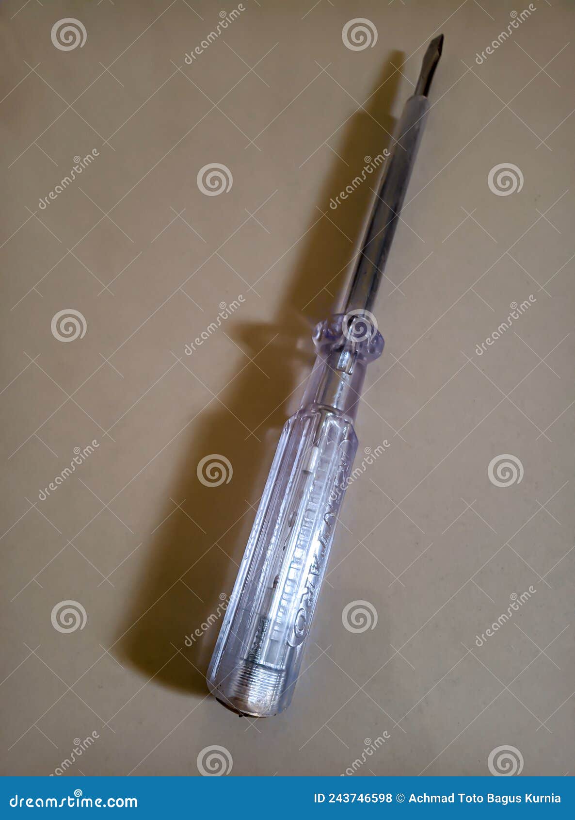 A Mechanical Tools Called Screwdriver Stock Photo - Image of wheel ...