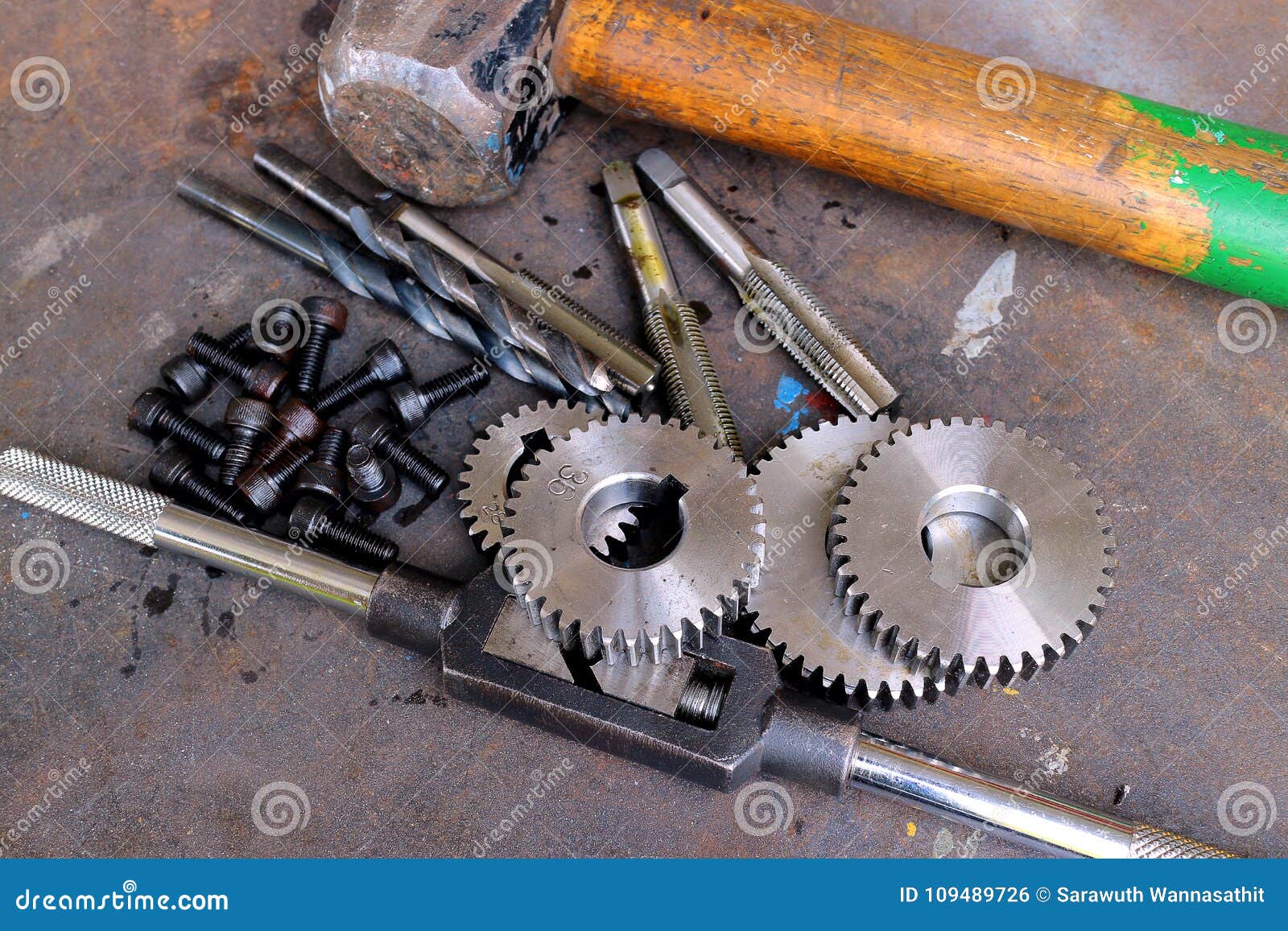 Mechanical Tools and Equipment Stock Photo - Image of white, instrument ...