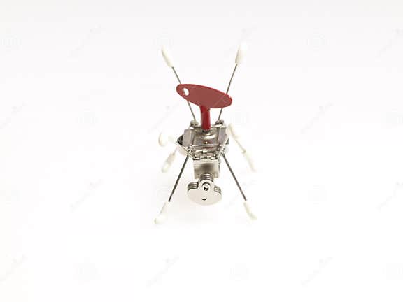 Mechanical Toy with Wind Up Key Stock Photo - Image of motion, windup ...