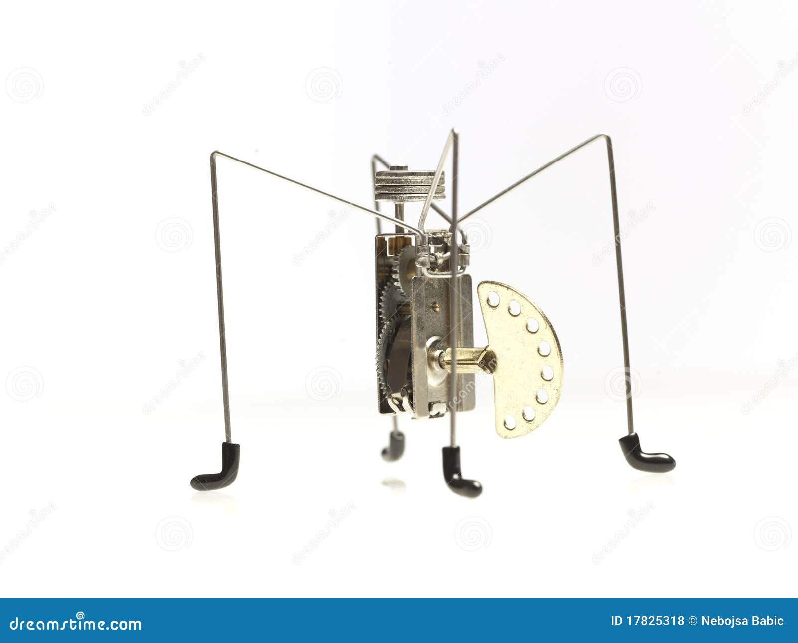Mechanical Toy with Wind Up Key Stock Photo - Image of mechanical ...