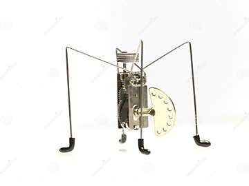 Mechanical Toy with Wind Up Key Stock Photo - Image of mechanical ...