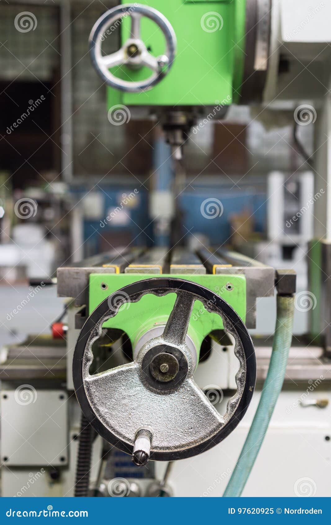 Mechanical Vertical Milling Machine. Stock Image - Image of industry ...