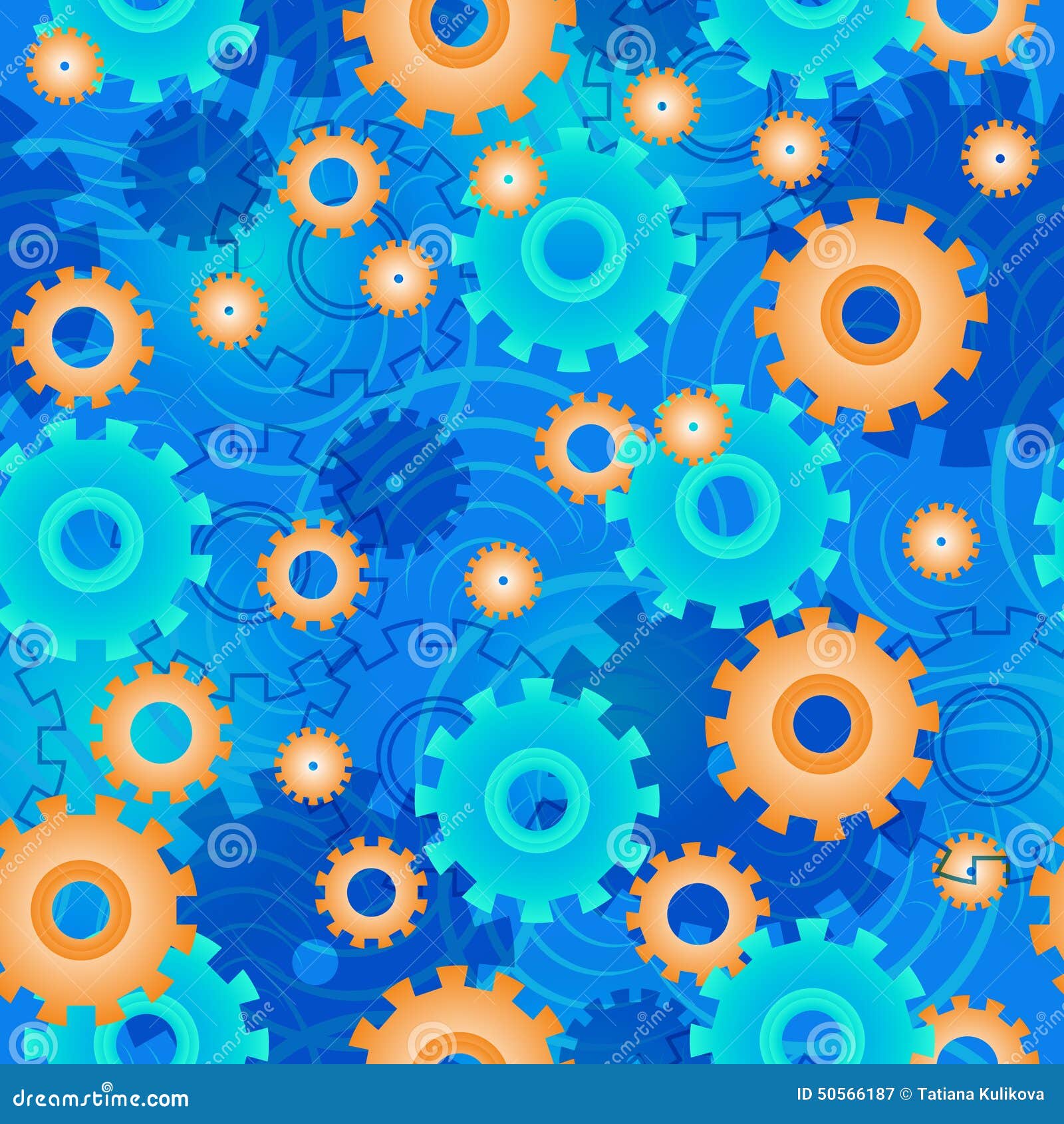 Mechanics Background. Cartoon Vector | CartoonDealer.com #50566187