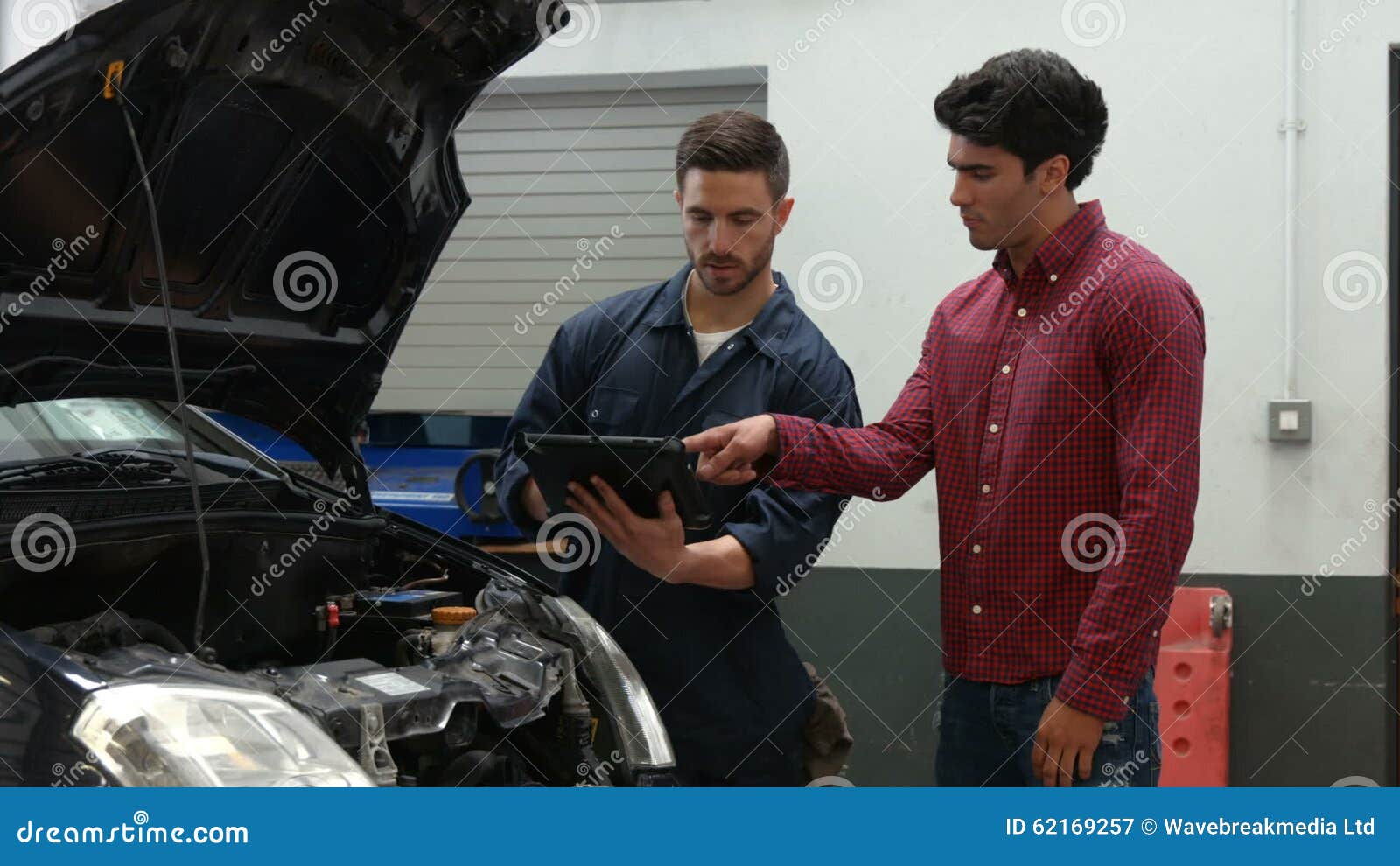 Mechanics Overhauling an Engine Stock Video - Video of repairman ...