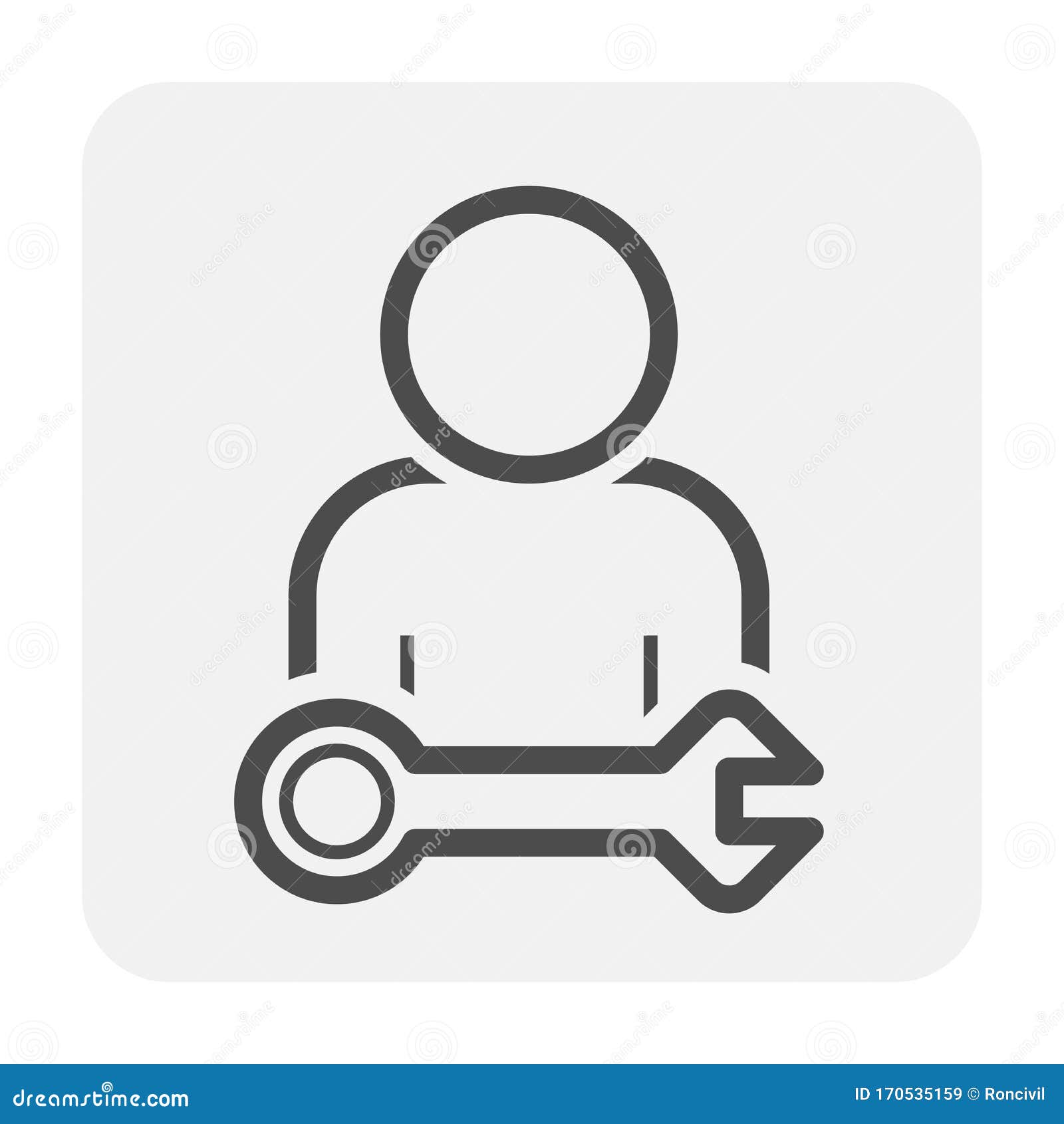 Mechanics icon black stock vector. Illustration of mechanics - 170535159