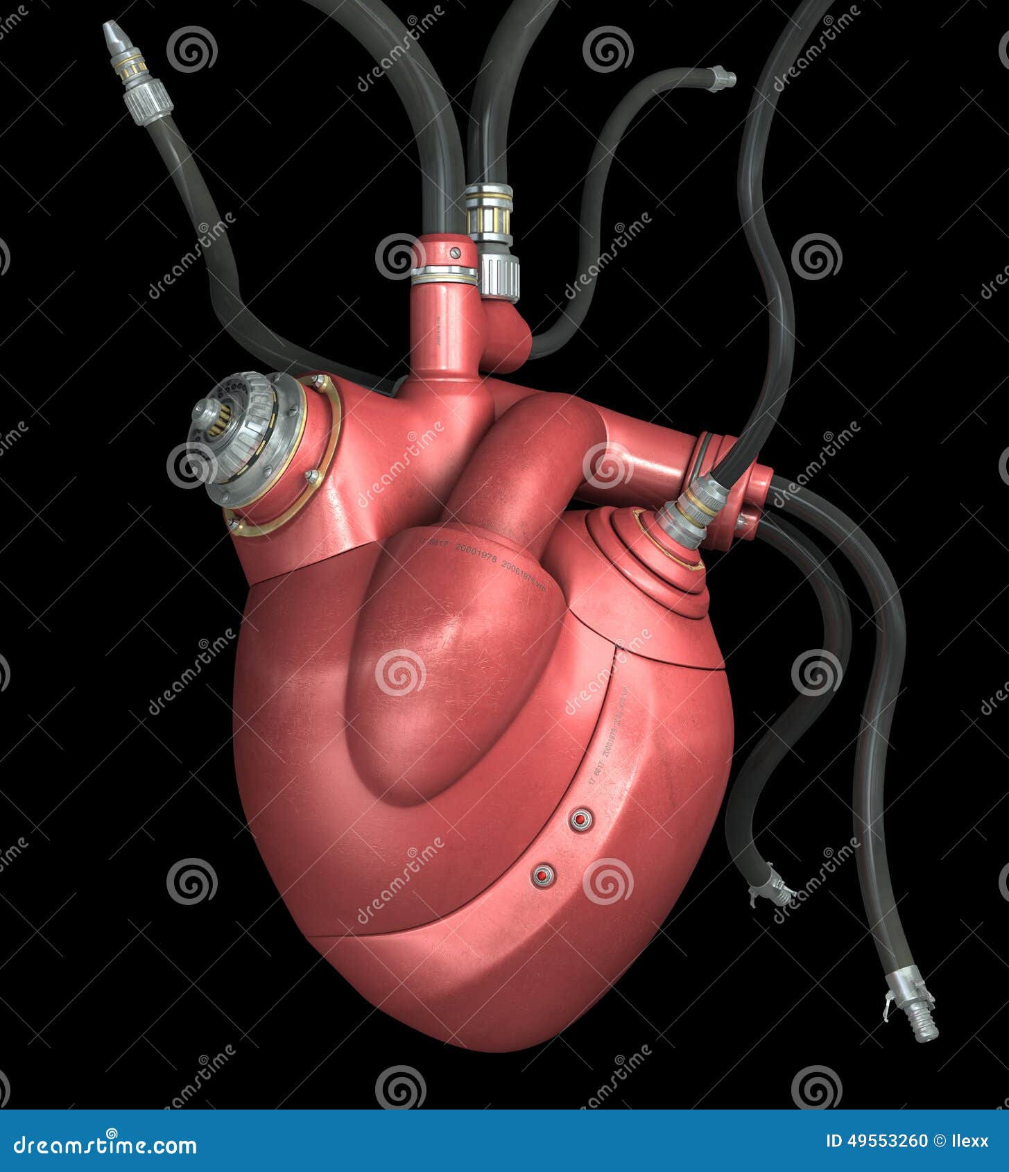 Mechanisch hart stock illustratie. Illustration of ventrikel - 49553260